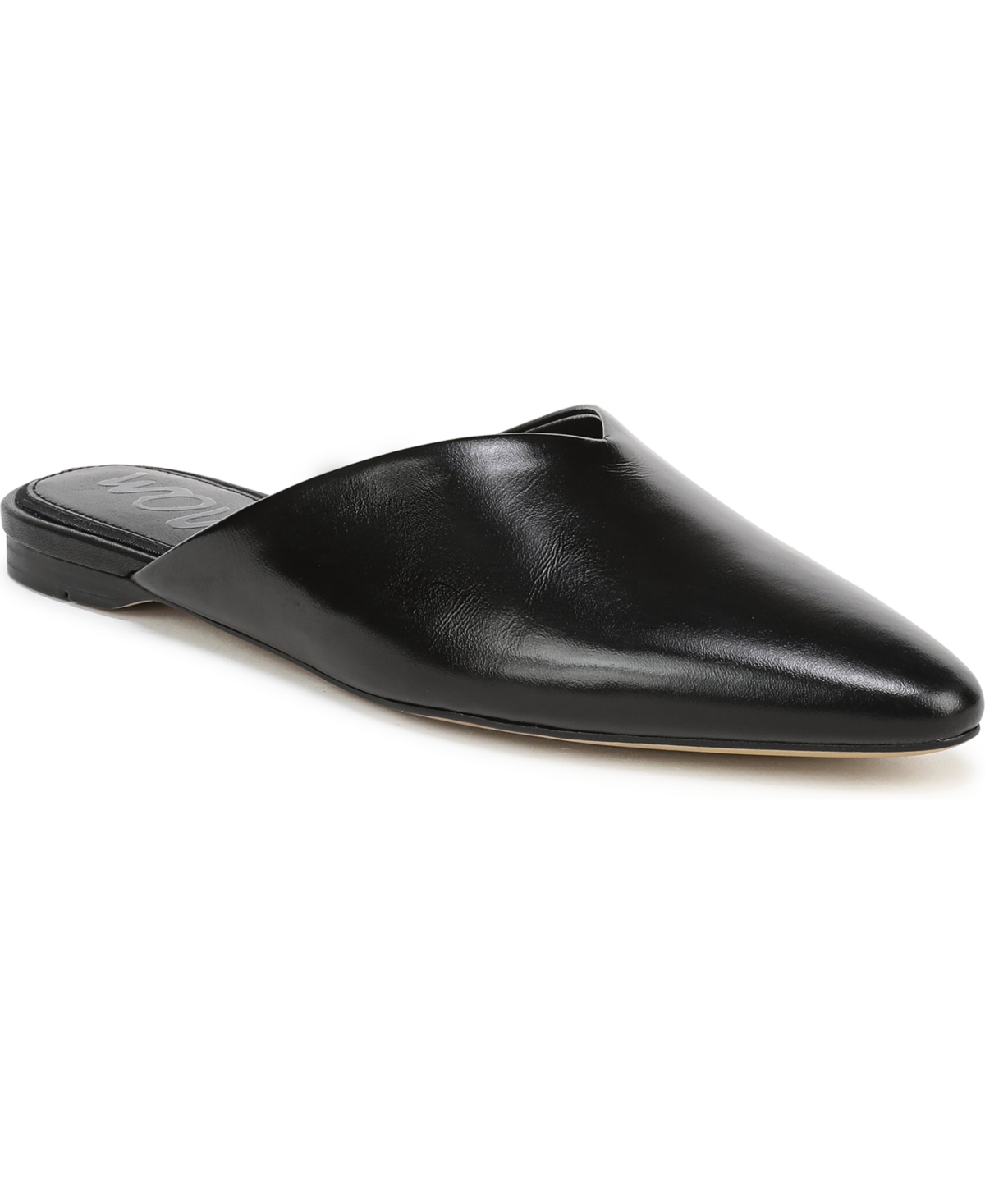 Click here for Sam Edelman Womens Khai Slip-On Mules - Black Leat... prices