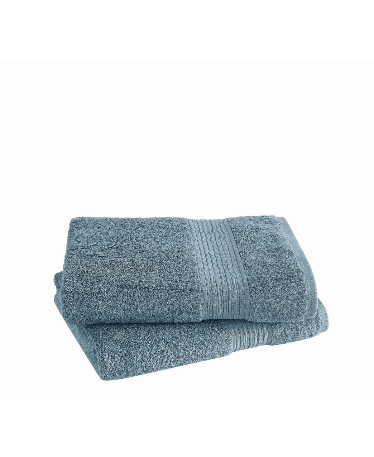 Click here for Cannon Cotton-Blend Bath Towels  Set of 2 - Blue prices