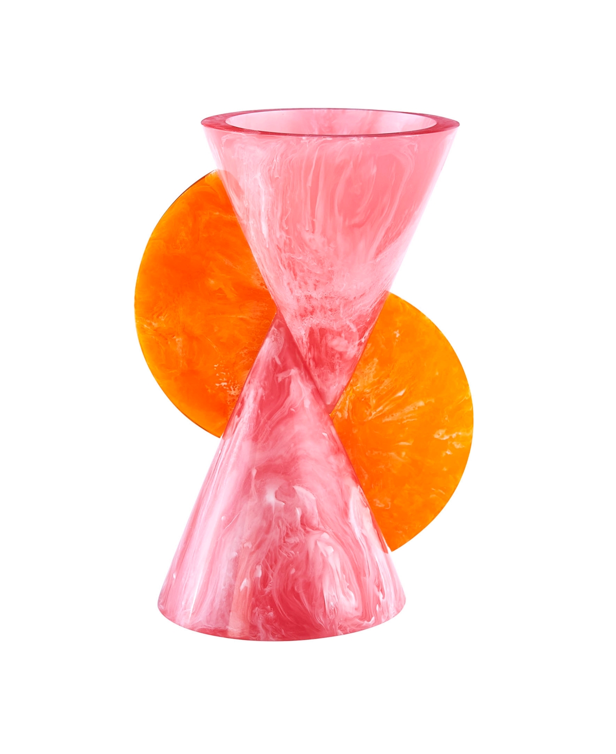 Click here for Jonathan Adler Como 5 Cone Vase - Pink  Orange prices