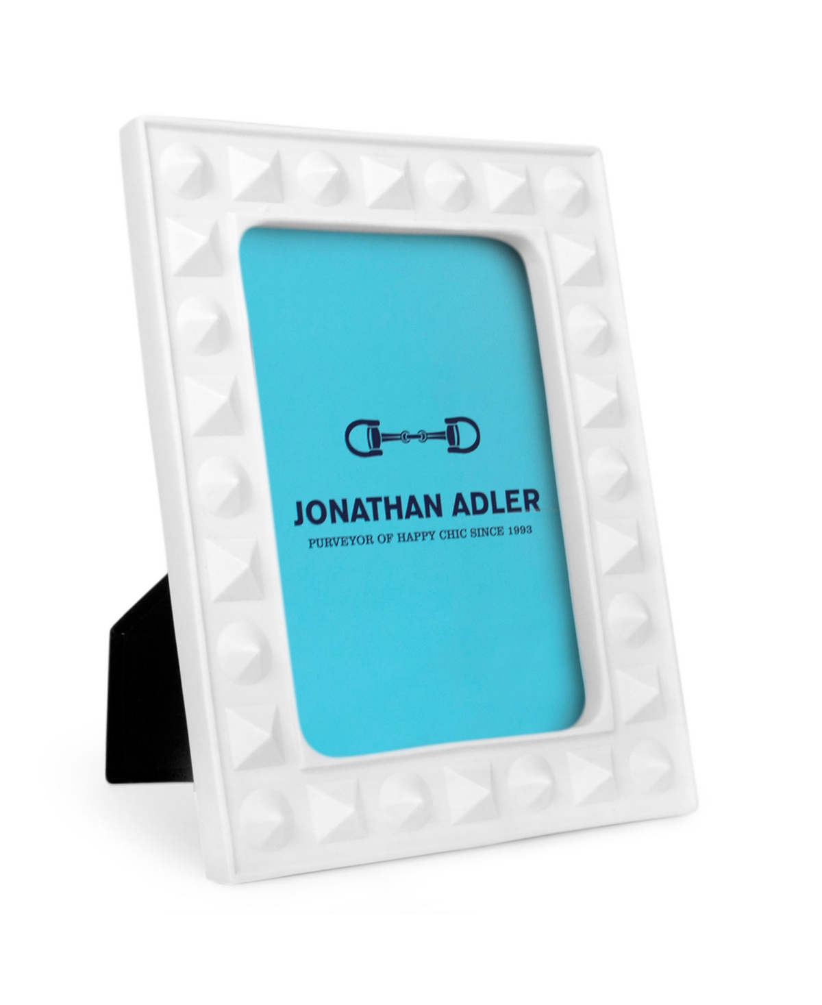 Click here for Jonathan Adler Charade 5 x 7 Studded Frame - White prices