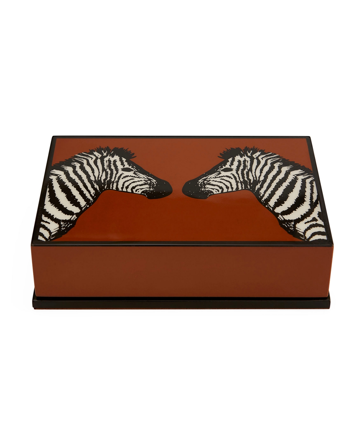 Click here for Jonathan Adler Zebras Lacquer Card Set - Orange  B... prices