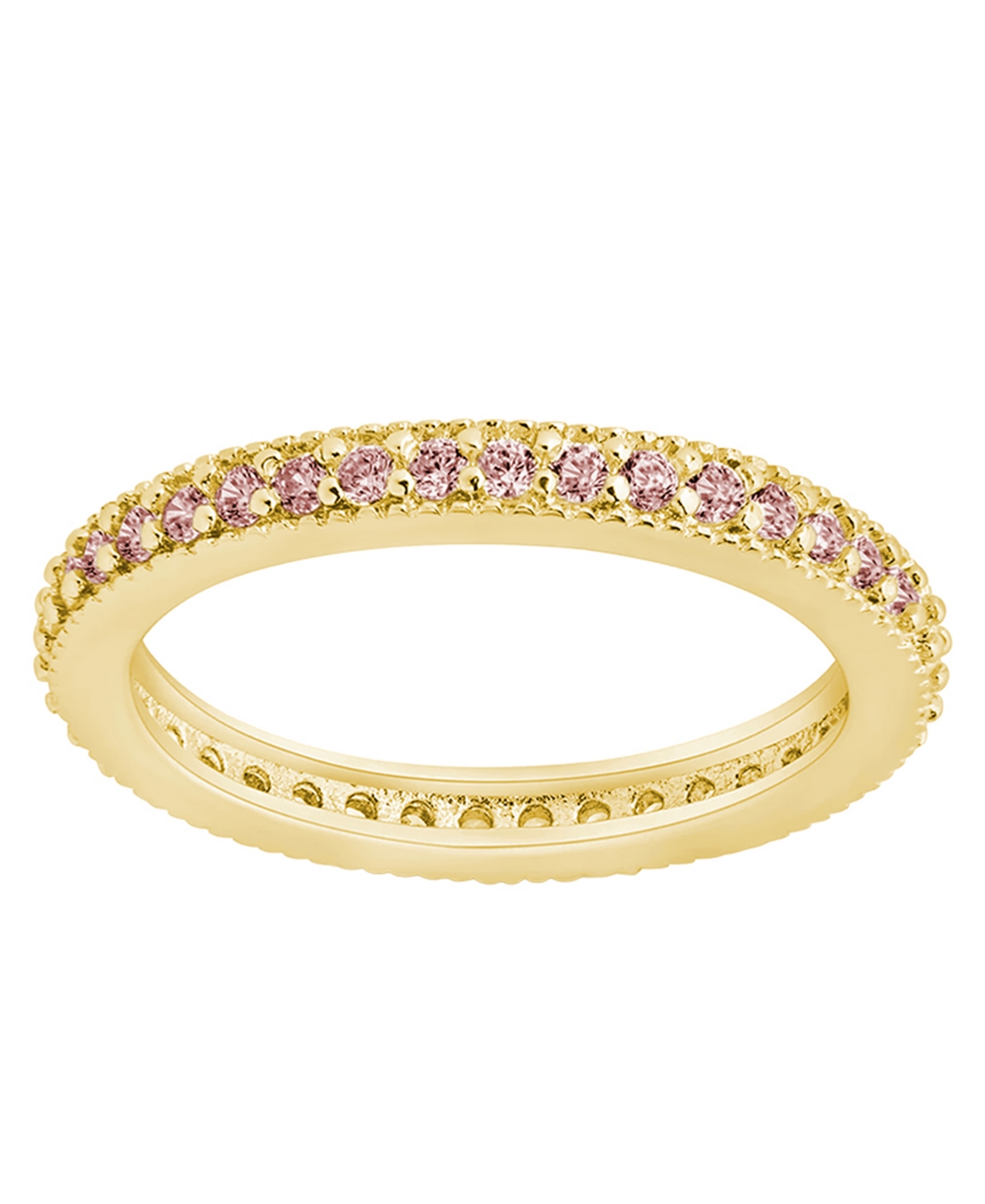 Click here for Sterling Forever 2.5mm Thin Cubic Zirconia Band Ri... prices