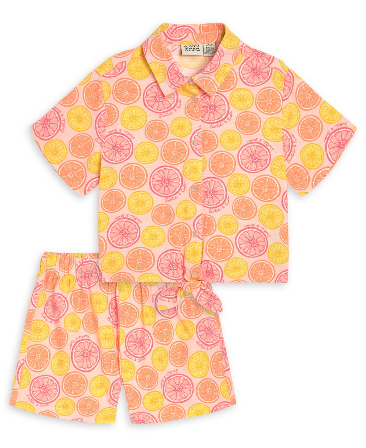 Click here for Scotch & Soda Girls 4-6X Citrus Print Button-Front... prices