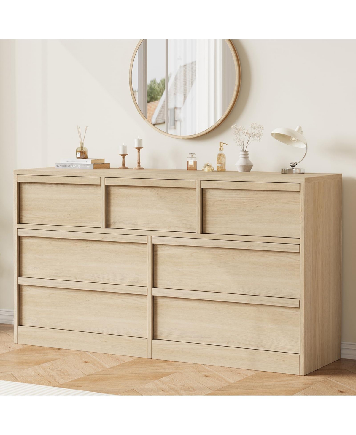 Click here for gaomon 7 Drawer Dresser for Bedroom  54 inch Wide... prices