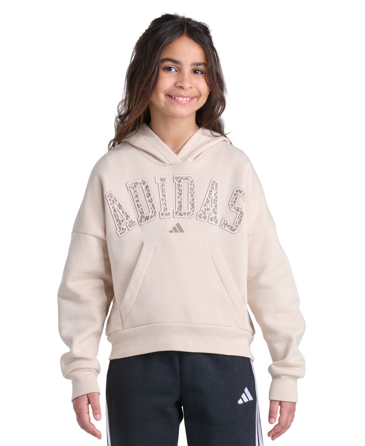 Click here for adidas Big Girls 7-16 Long-Sleeve Graphic Fleece H... prices