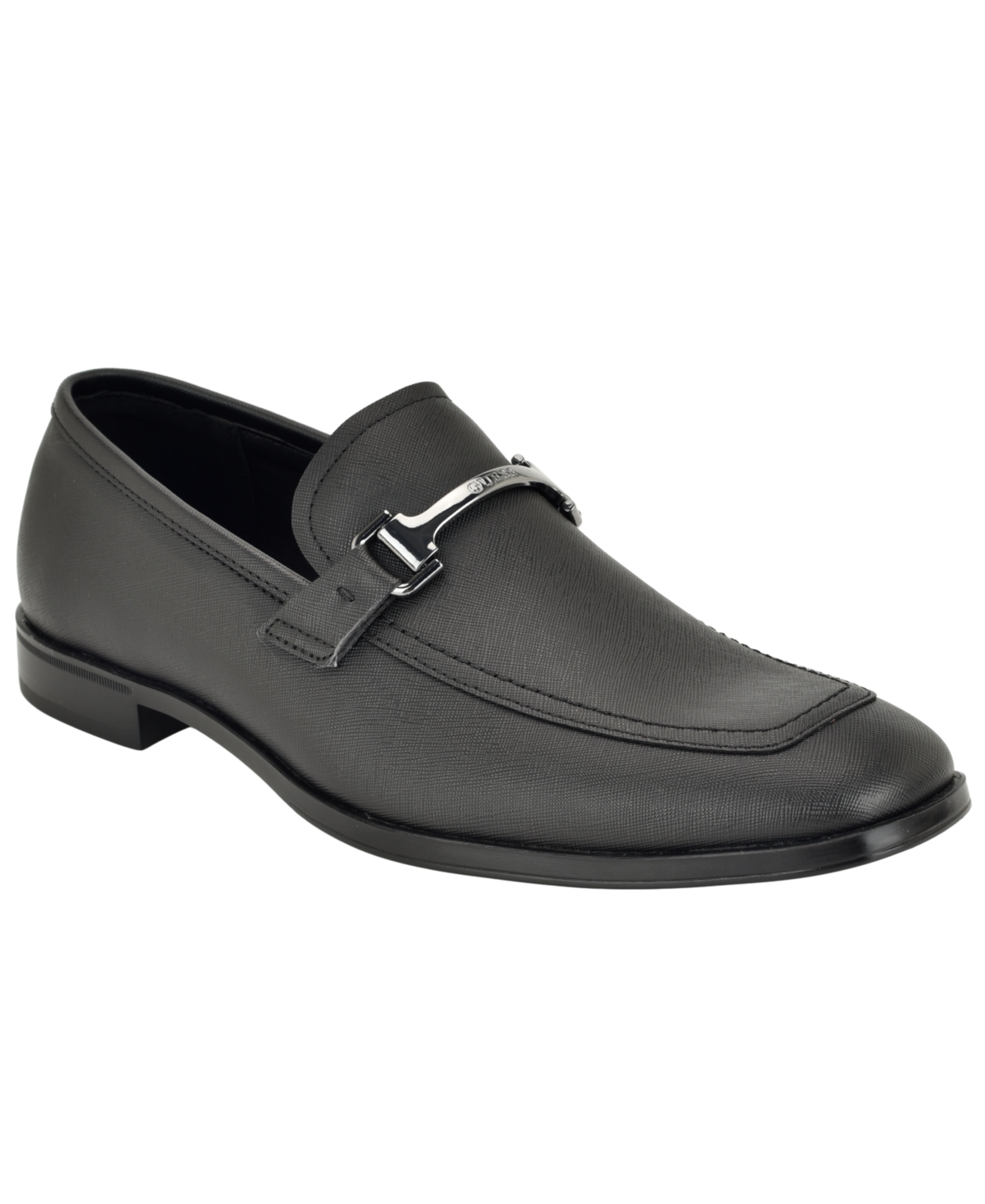 Click here for Guess Mens Hikken Dress Slip-On Bit Loafers - Blac... prices
