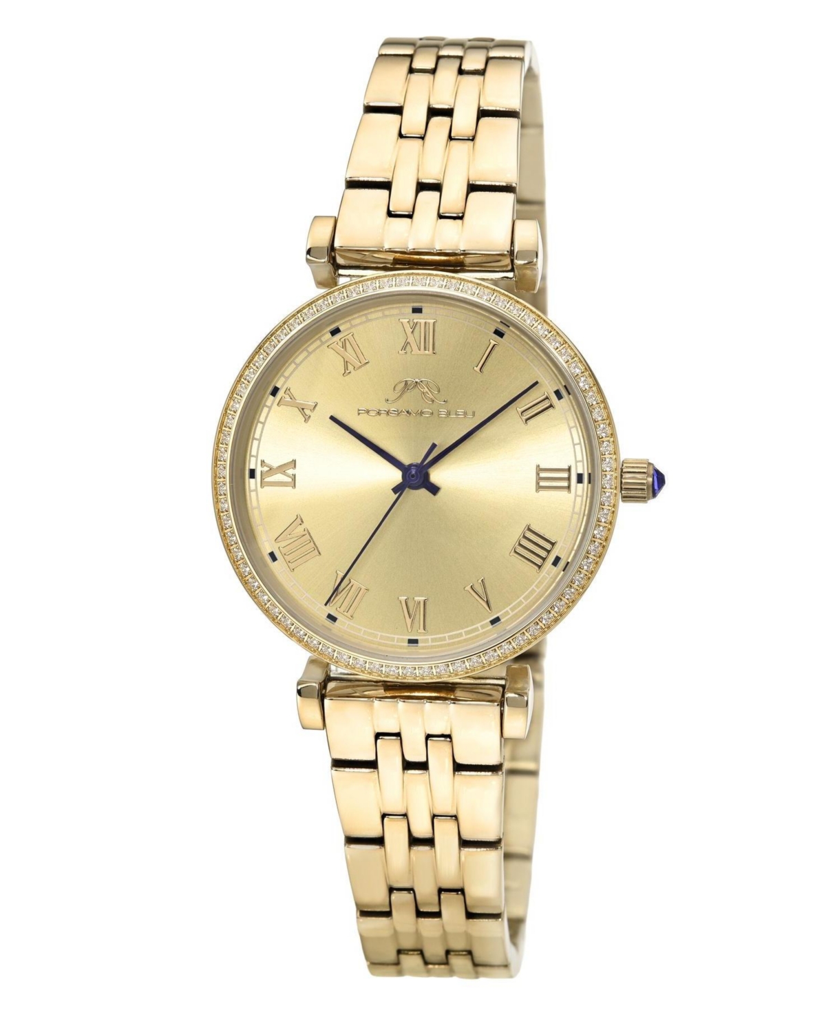 Click here for Porsamo Bleu Womens Emma Stainless Steel Gold Tone... prices