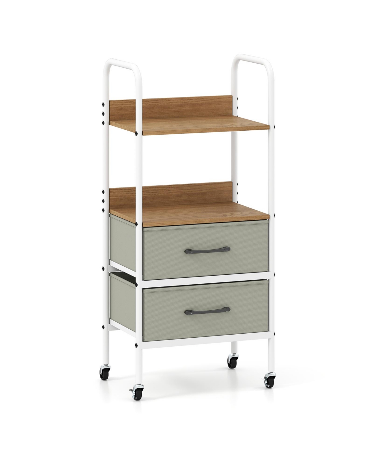 Click here for Slickblue 2-Tier Storage Cart with Fabric Drawers... prices