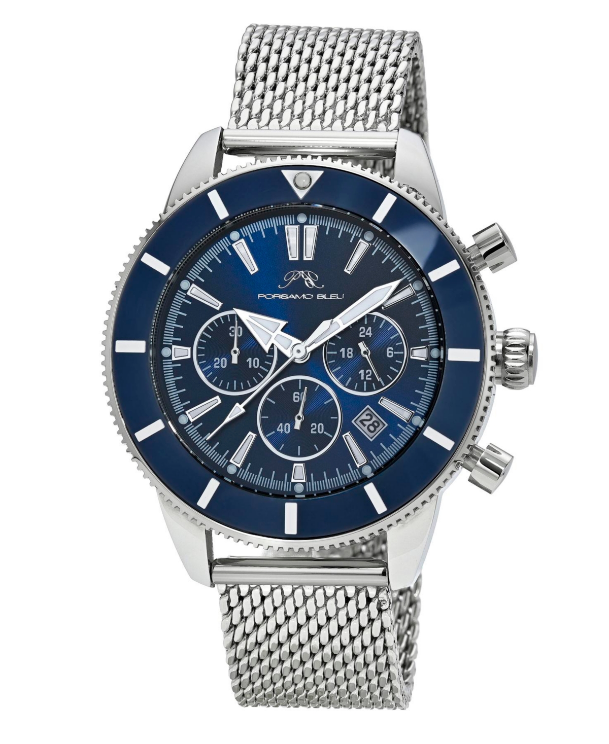 Click here for Porsamo Bleu Mens Brandon Stainless Steel Watch 10... prices