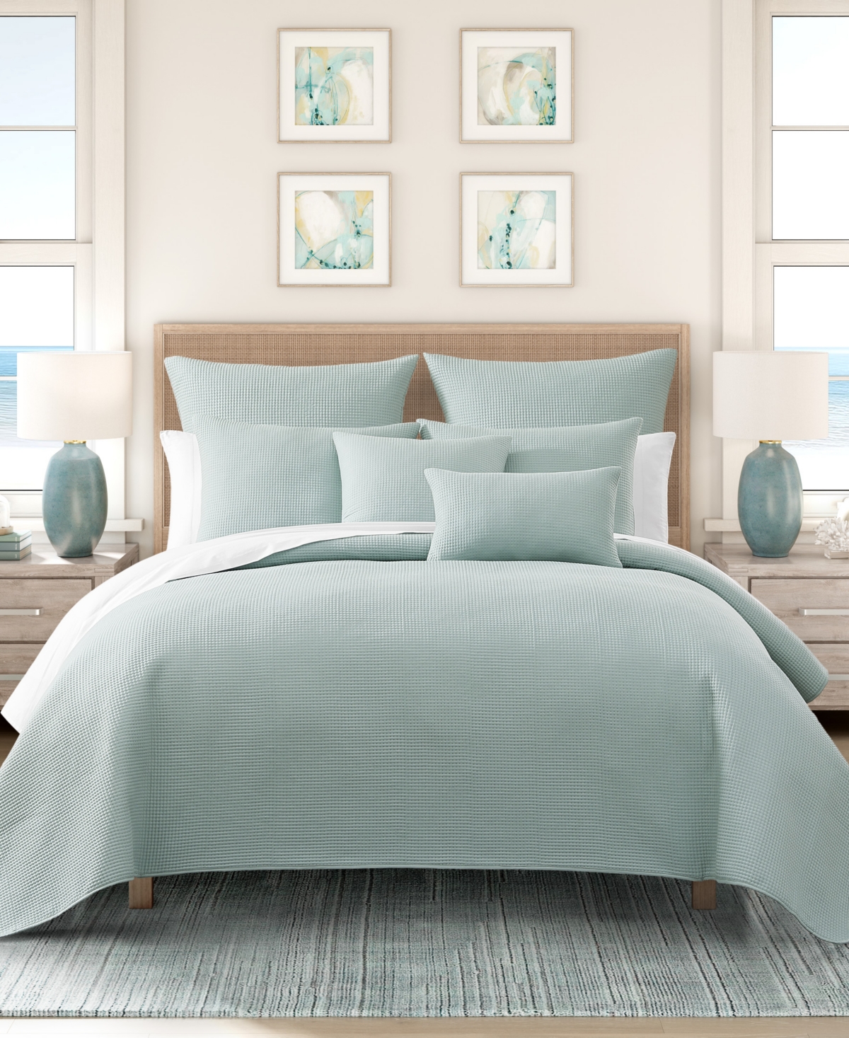 Click here for Salt Life Stillwater Solid 3-Piece Quilt Set  Full... prices