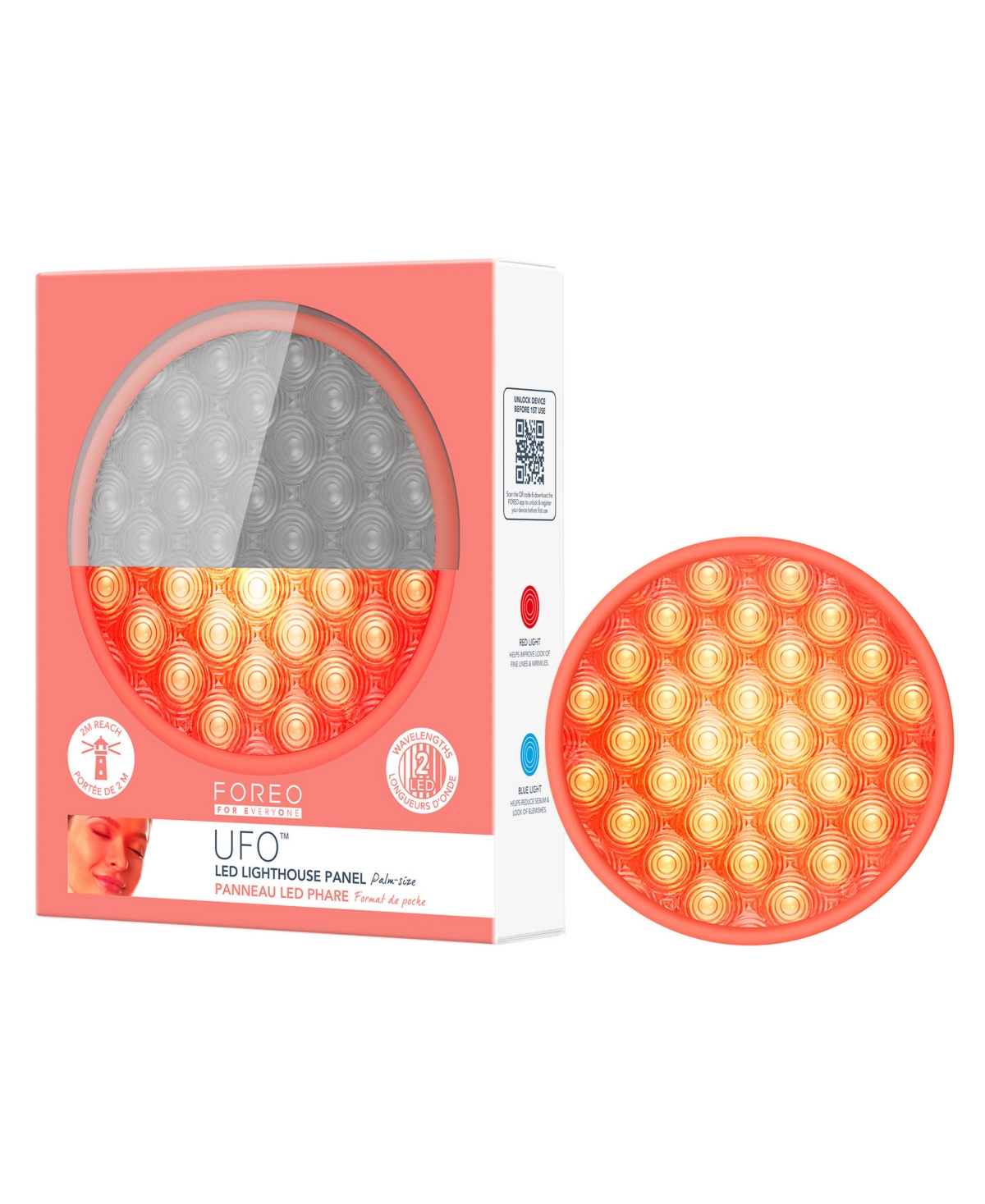 Click here for Foreo Ufo Peach of Cake Led Lighthouse Panel Palm-... prices