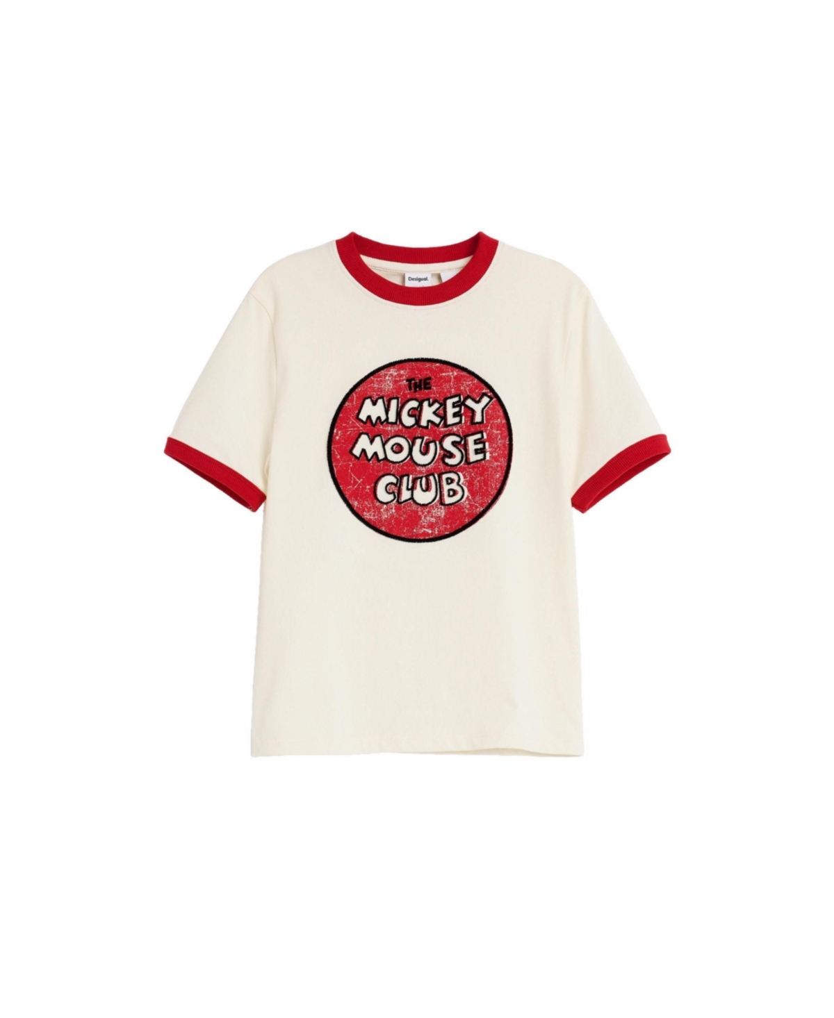 Click here for Desigual Boys Boyss Retro Mickey T-shirt - Off whi... prices