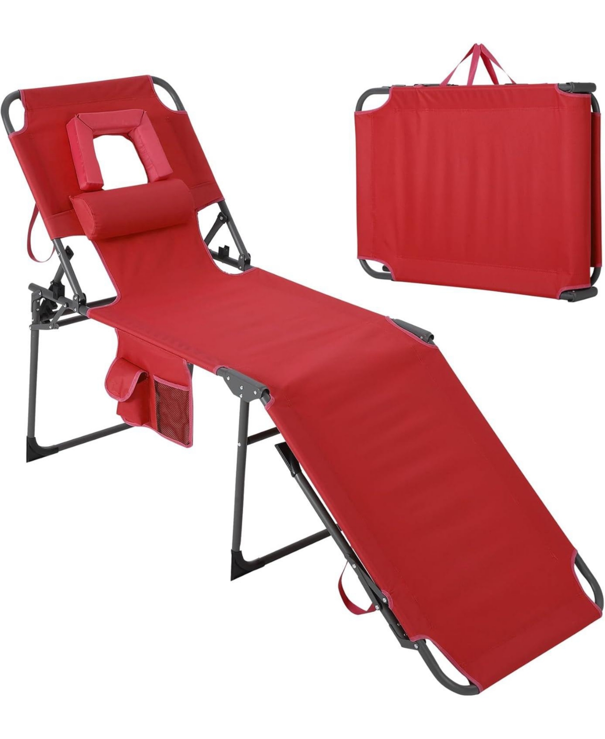 Click here for gaomon Tanning Chair with Face Hole Folding Beach... prices