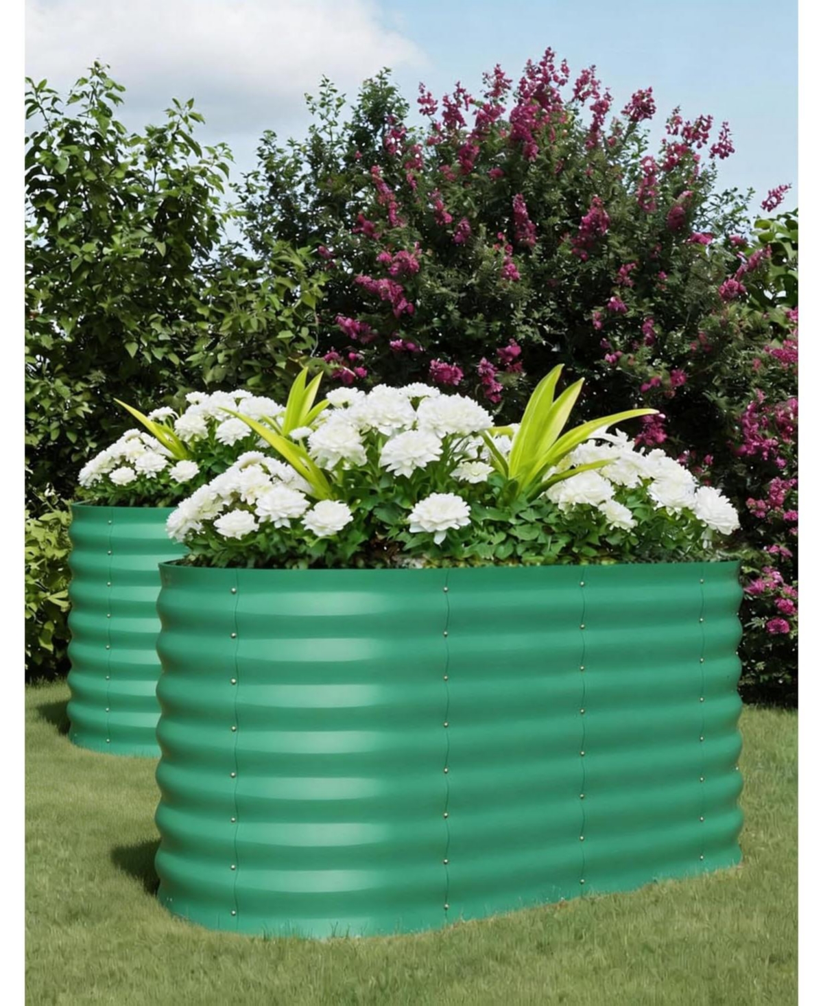 Click here for Xo 2-Pack 4x2x2FT Galvanized Raised Garden Bed  He... prices