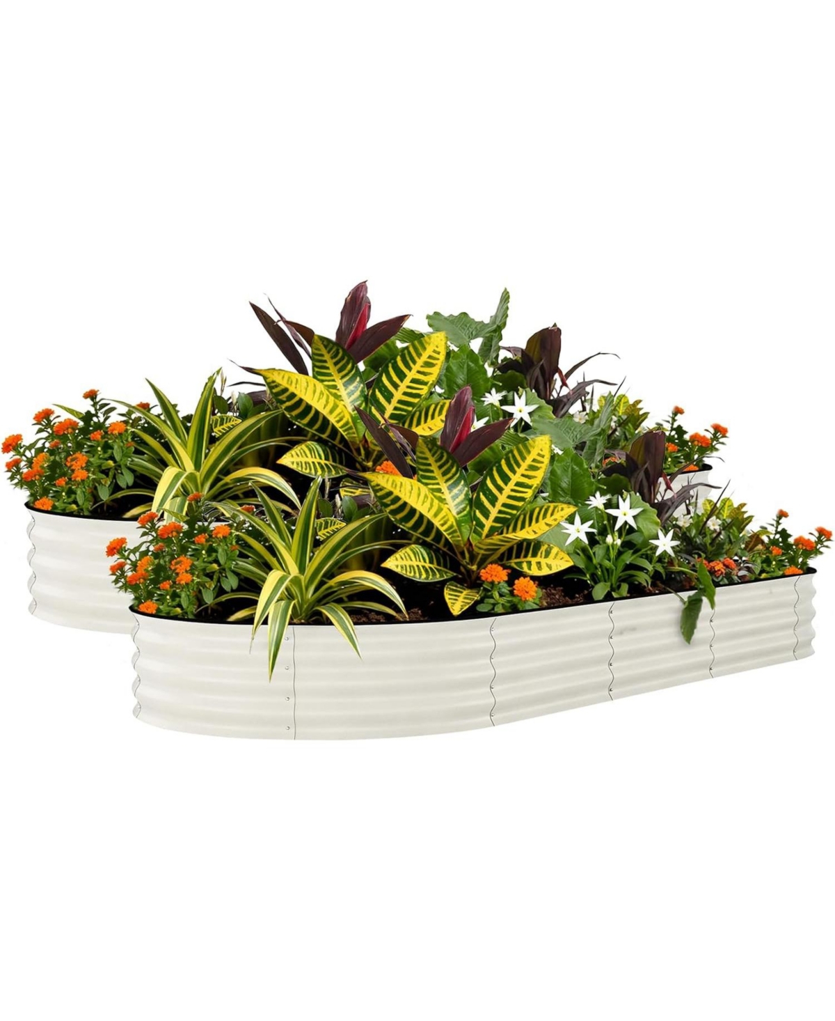 Click here for Xo 2-Pack 8x4x1.5FT Galvanized Raised Garden Bed... prices