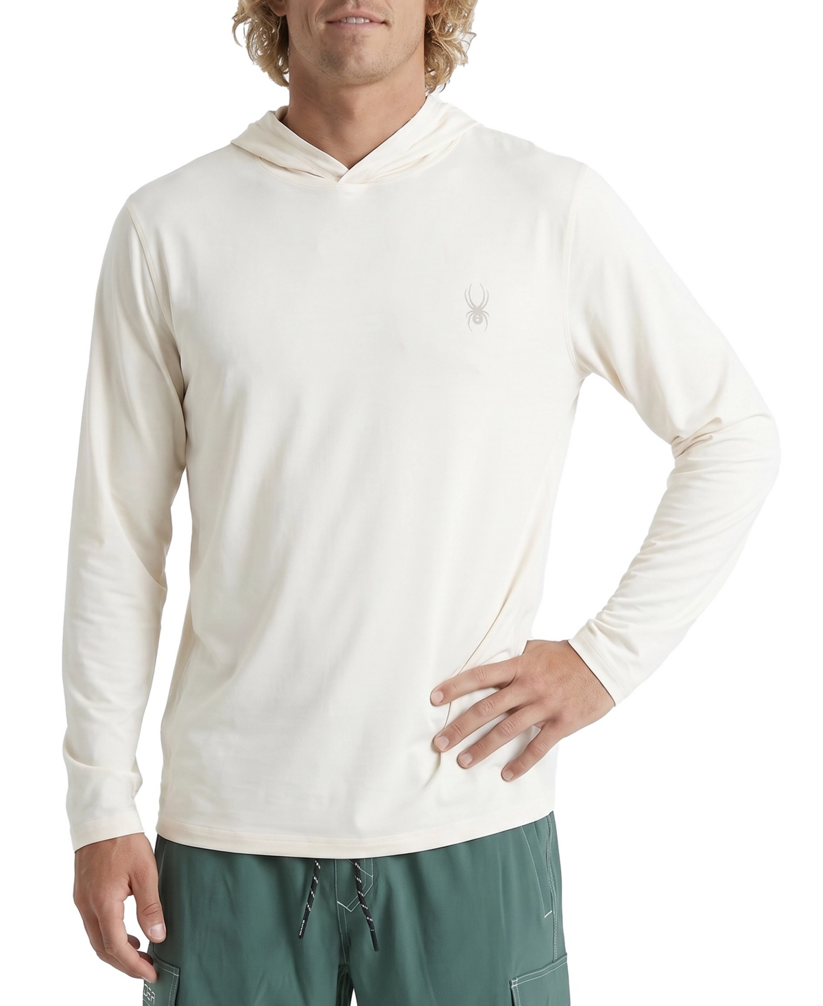 Click here for Spyder Mens Classic Heather Hooded Long-Sleeve Ras... prices