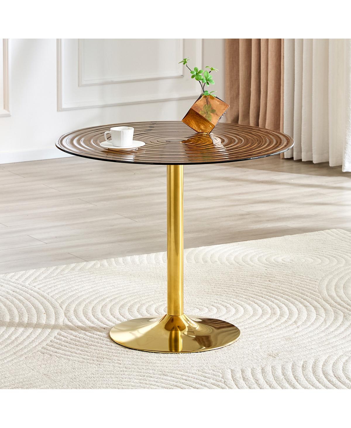 Click here for Streamdale Furniture 35 Luxury Glass Round Table w... prices
