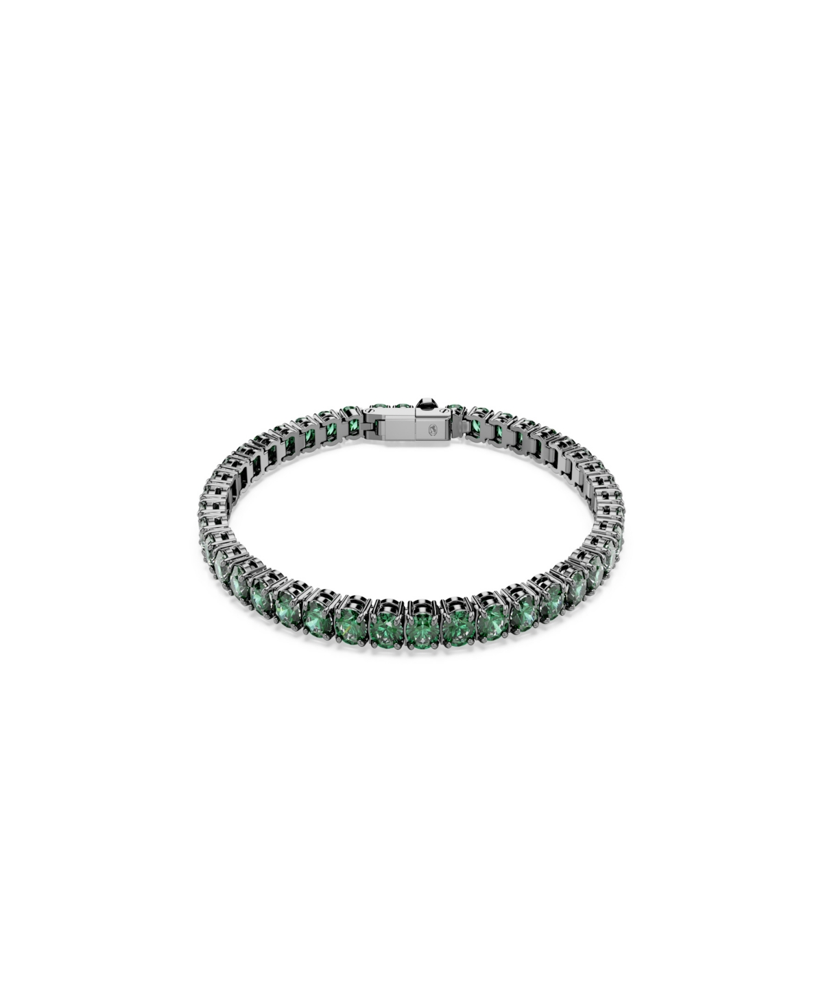 Click here for Swarovski Ruthenium-Plated Matrix Tennis Bracelet... prices