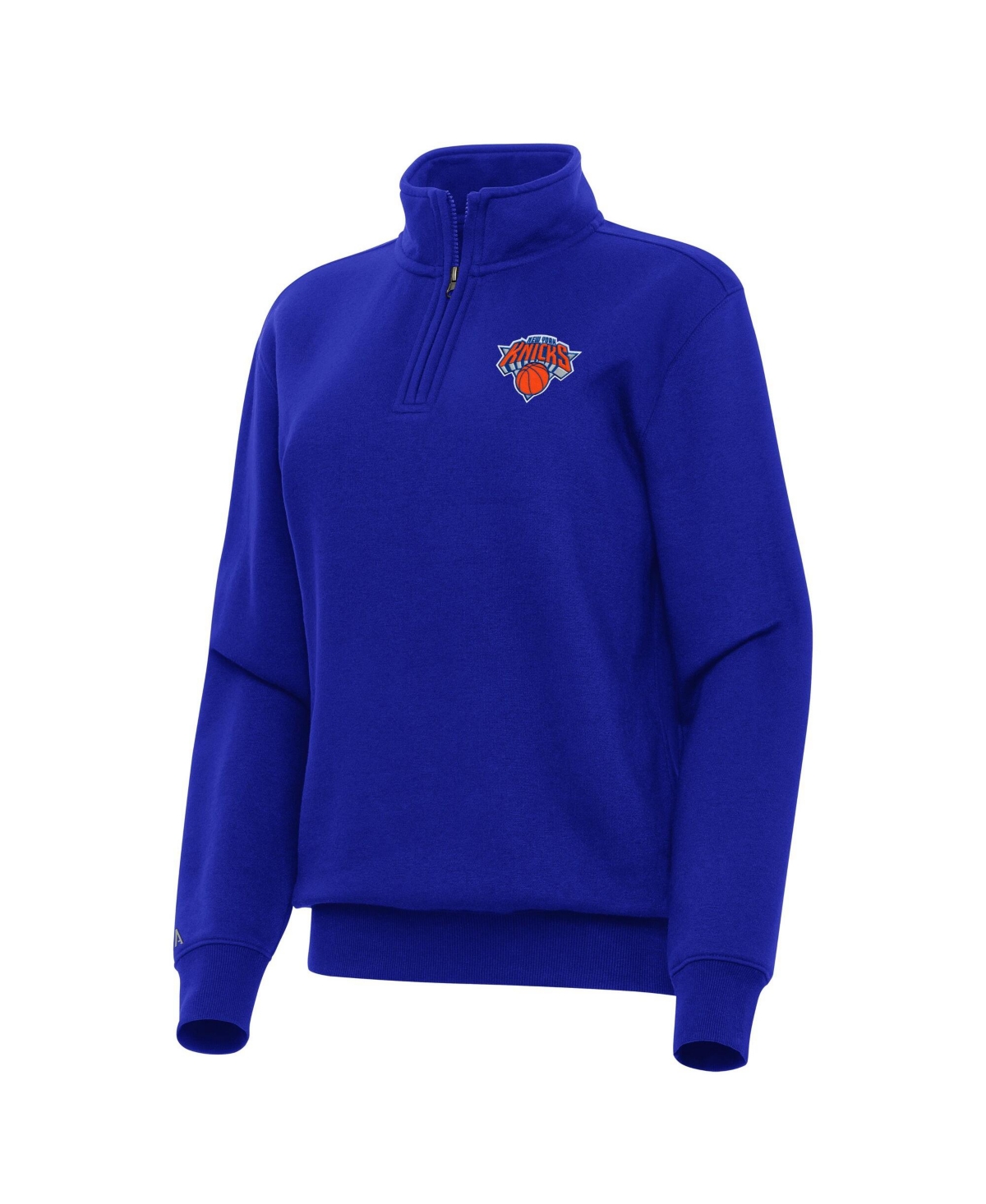 Click here for Antigua Womens Blue New York Knicks Victory Quarte... prices