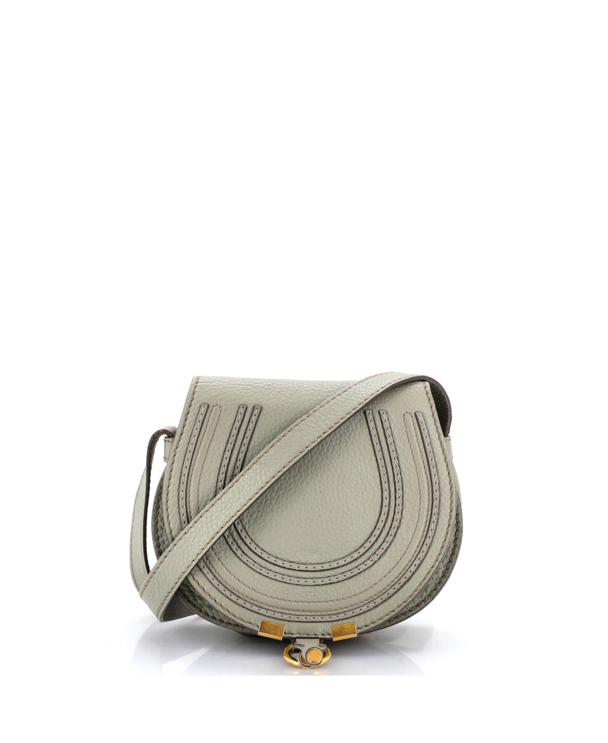 Click here for Pre-Owned Chloe Mini Marcie Crossbody Bag Leather... prices