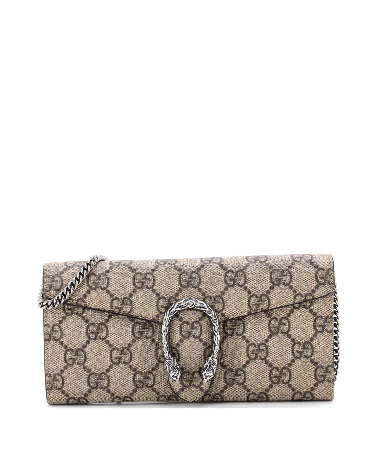 Click here for Pre-Owned Gucci Long Dionysus Chain Wallet Gg Coat... prices