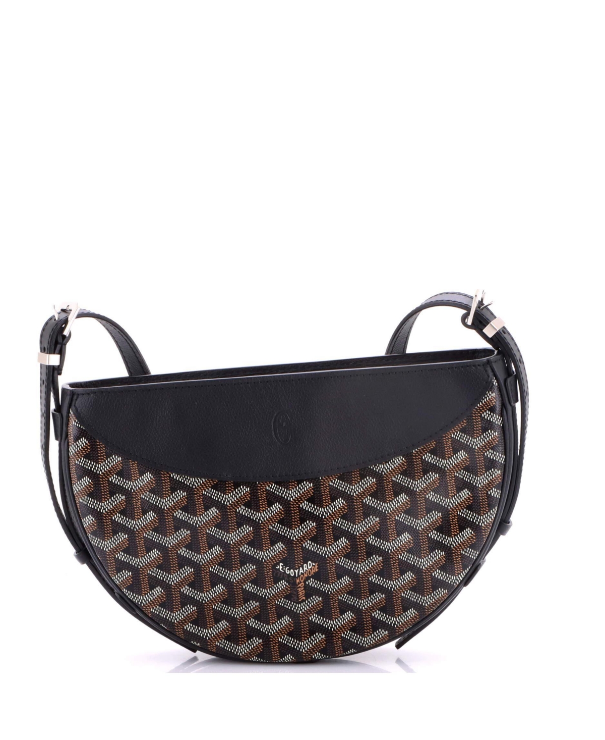 Click here for Pre-Owned Goyard Hirondelle Shoulder Bag Coated Ca... prices
