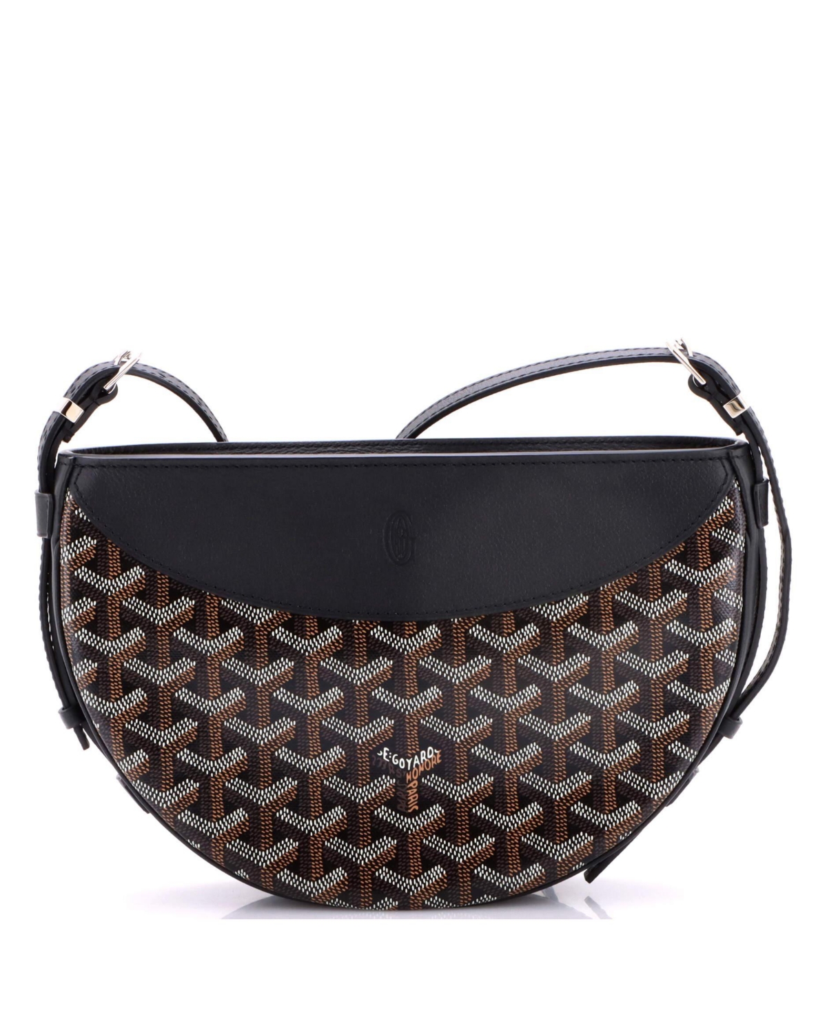 Click here for Pre-Owned Goyard Hirondelle Shoulder Bag Coated Ca... prices