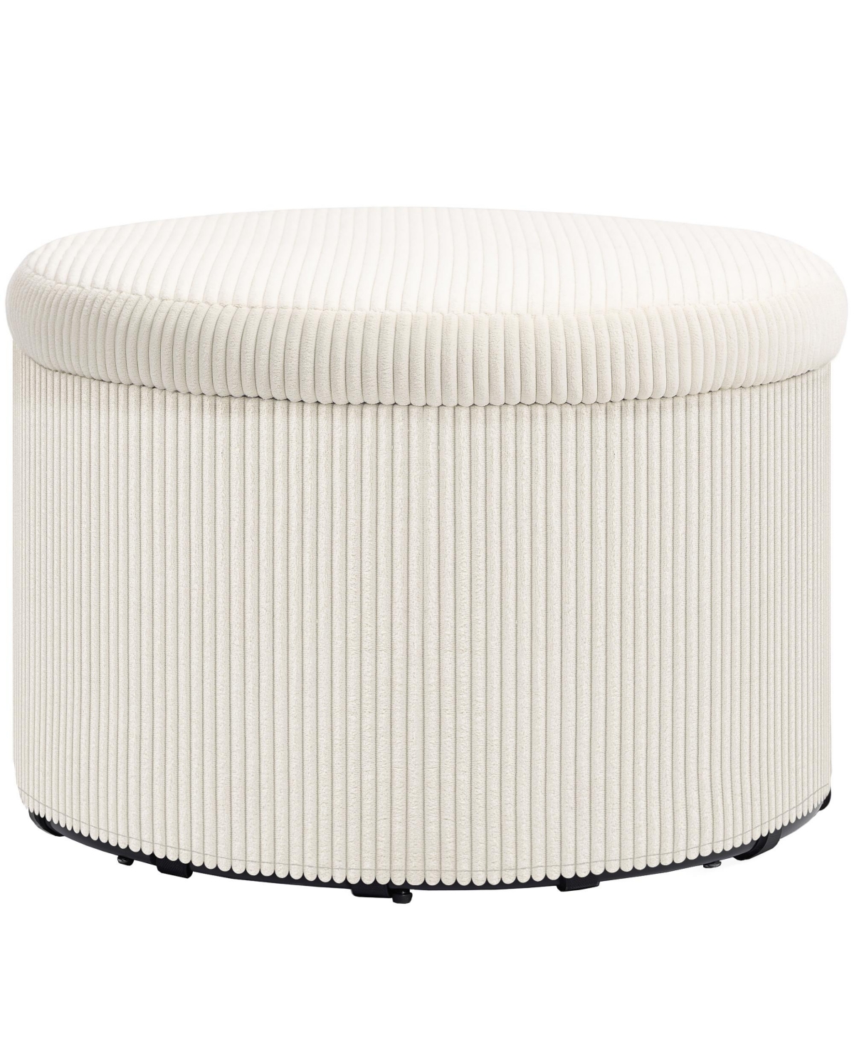 Click here for Homcom 24 Inch Storage Ottoman Upholste Pouf Ottom... prices