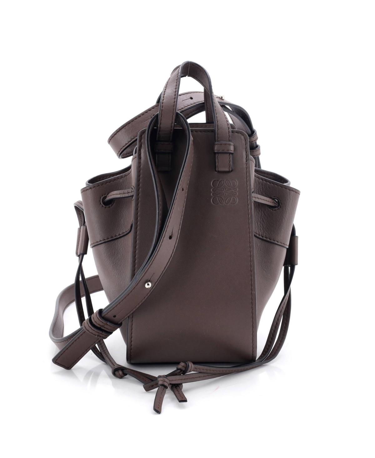 Click here for Pre-Owned Loewe Mini Hammock Bag Leather - Brown prices