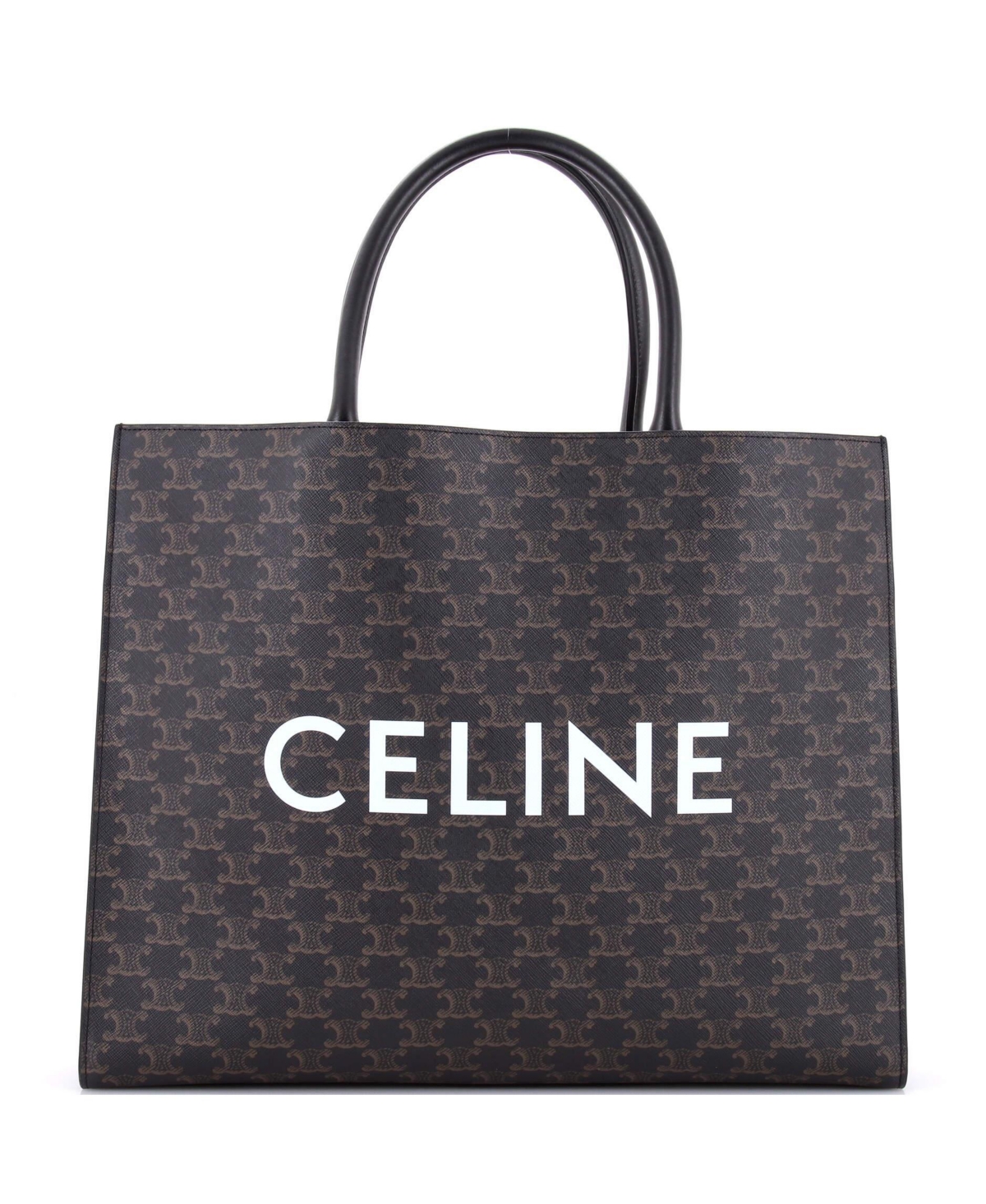 Click here for Pre-Owned Celine Horizontal Logo Cabas Tote Triomp... prices