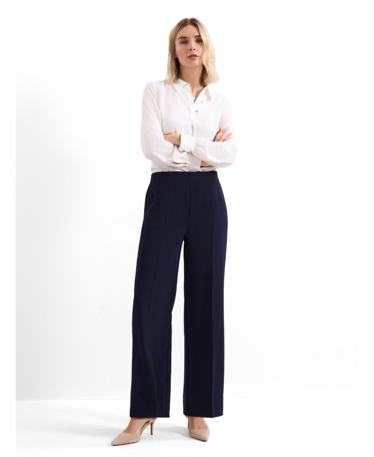 Click here for Phase Eight Womens Petite Trouser - Navy prices