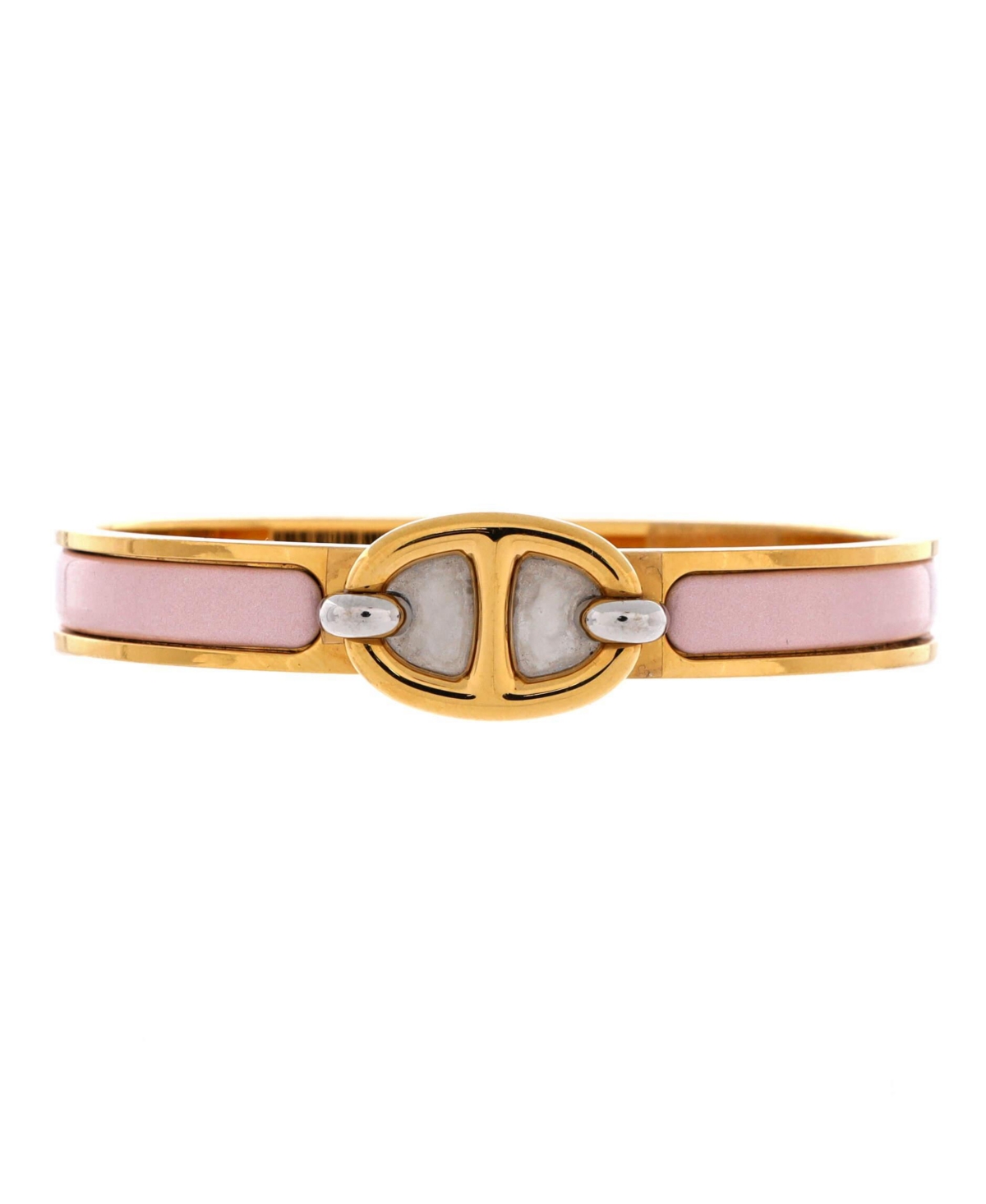 Click here for Pre-Owned HERMES Mini Clic Chaine dAncre Bracelet... prices