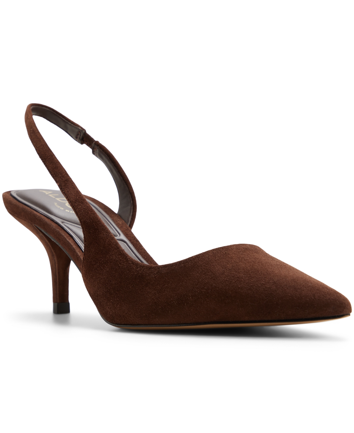 Click here for Aldo Womens Stessylow Slingback Pumps - Dark Brown... prices