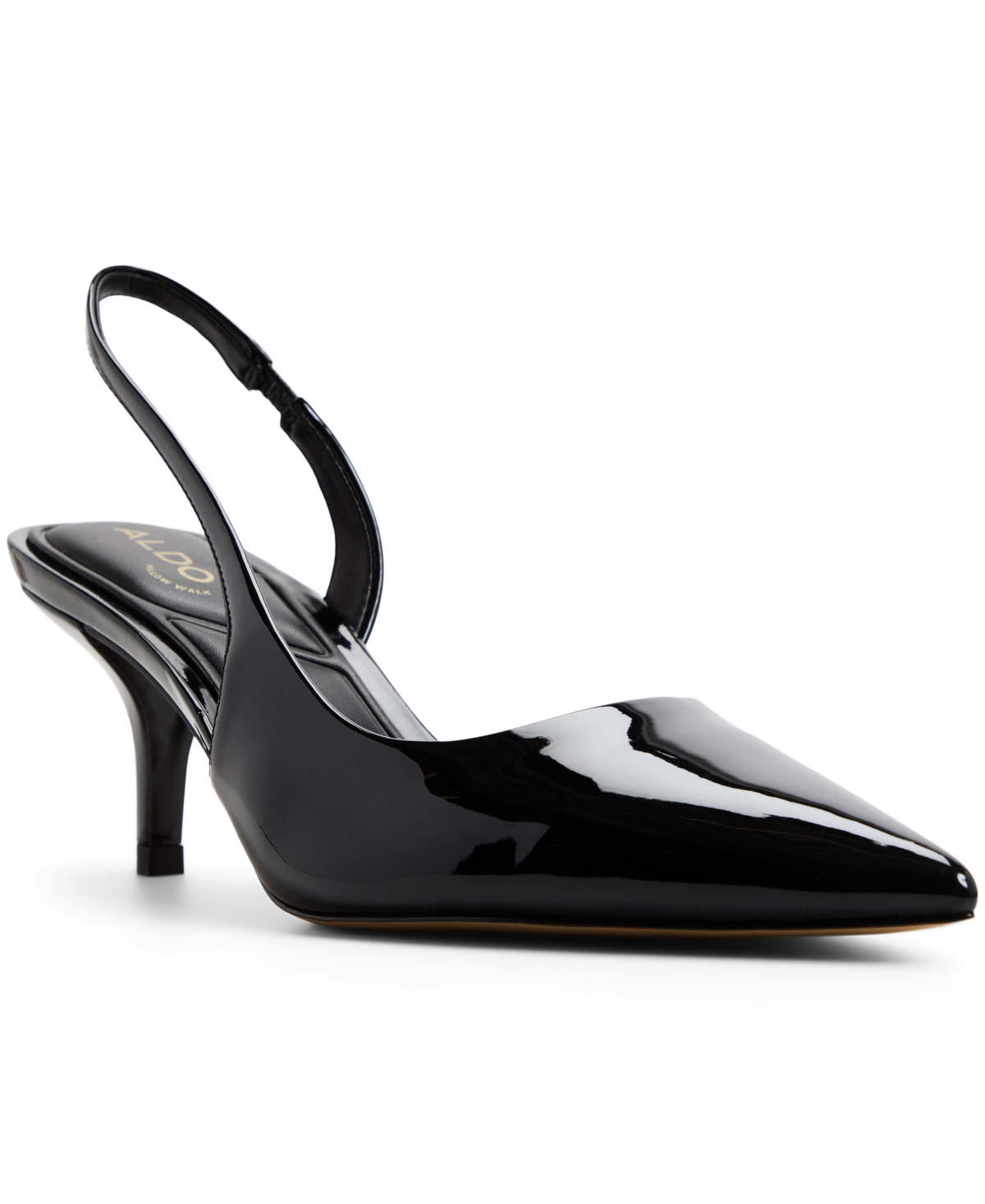 Click here for Aldo Womens Stessylow Slingback Pumps - Black Pate... prices