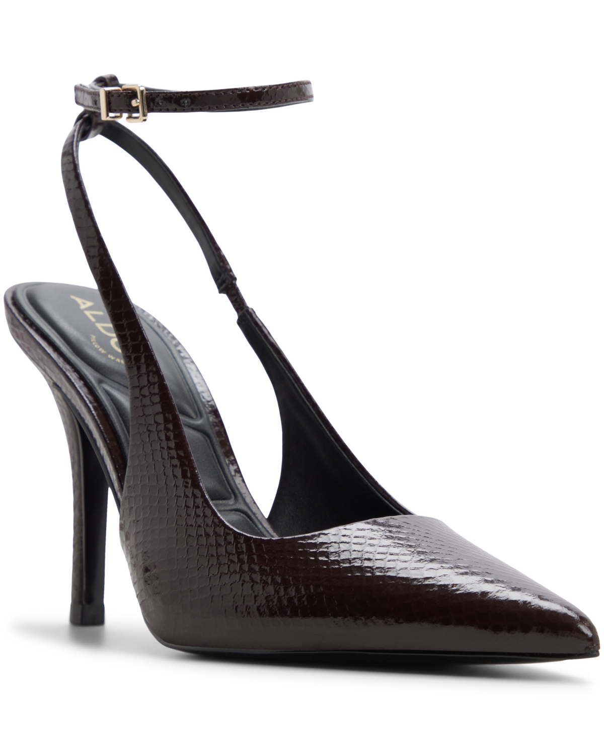 Click here for Aldo Womens Nikoletta Slingback Pumps - Maroon Emb... prices