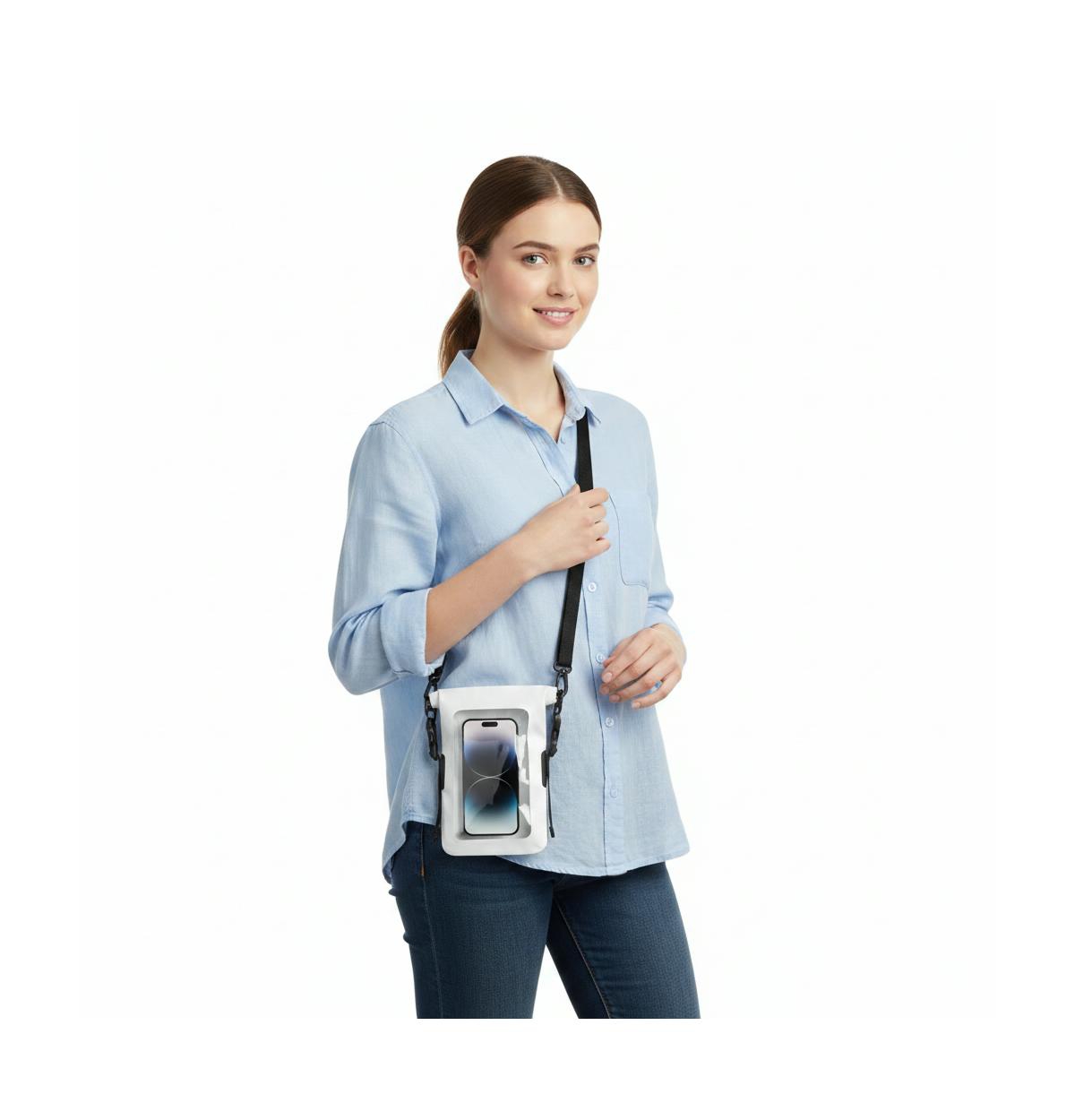 Click here for Seamless Outdoors DriftTote Crossbody Dry Bag - Wh... prices