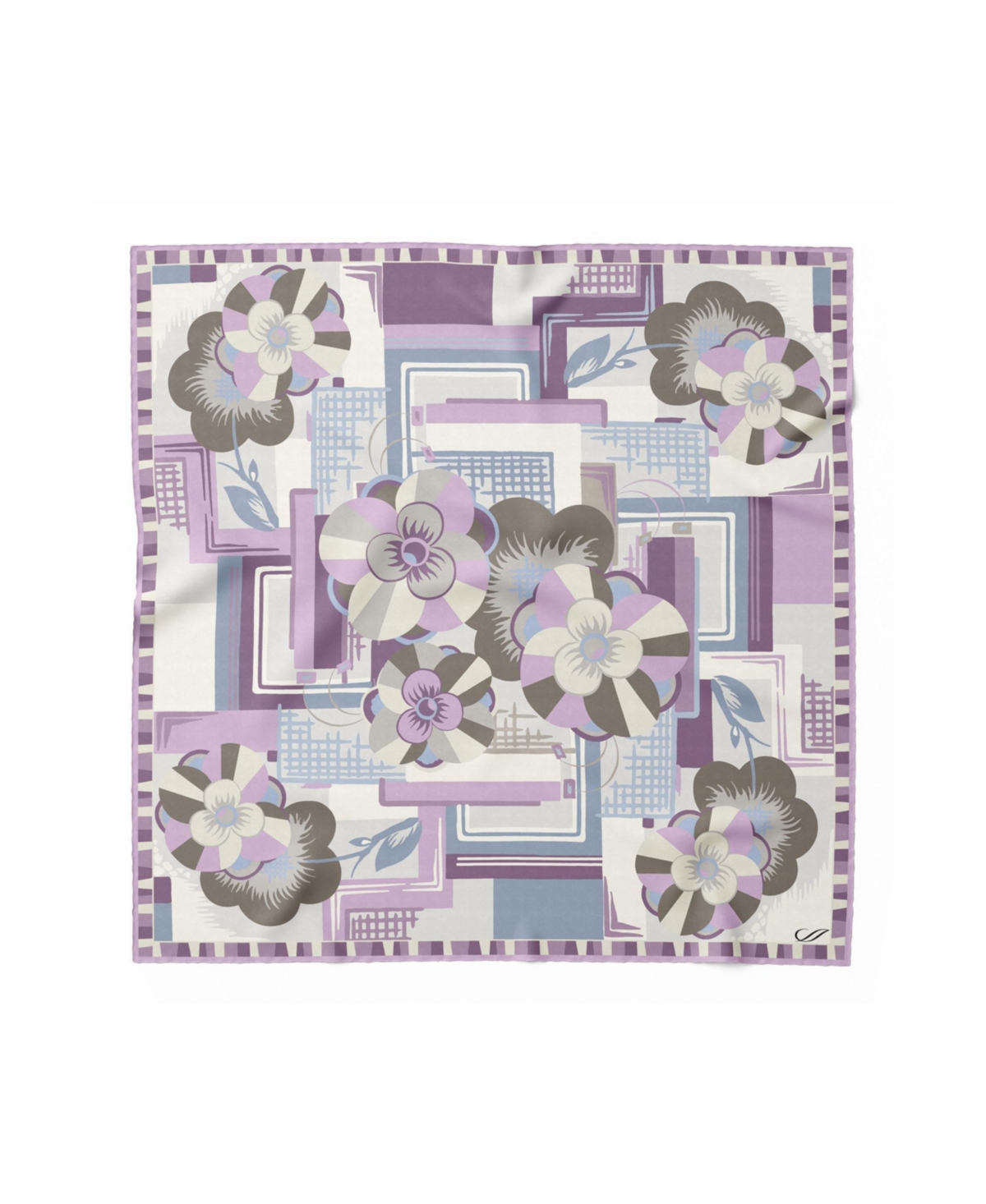 Click here for Elizabetta Mens Piero Silk Pocket Square - Lavende... prices