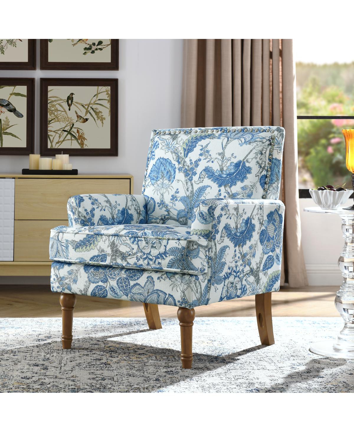 Click here for Streamdale Furniture Floral Upholstered Accent Cha... prices