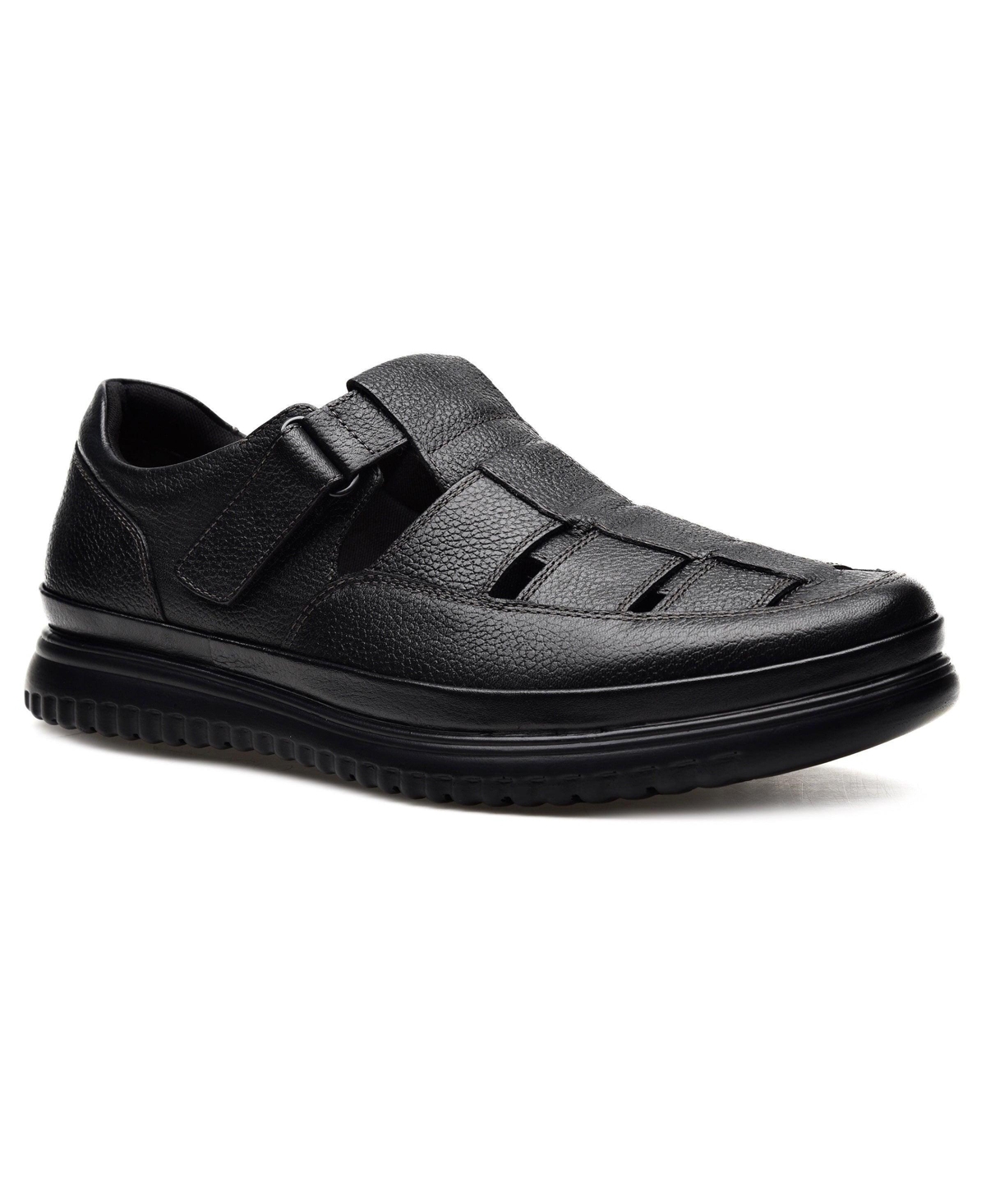 Click here for Pazstor Mens Premium Comfort Leather Closed Toe Ca... prices