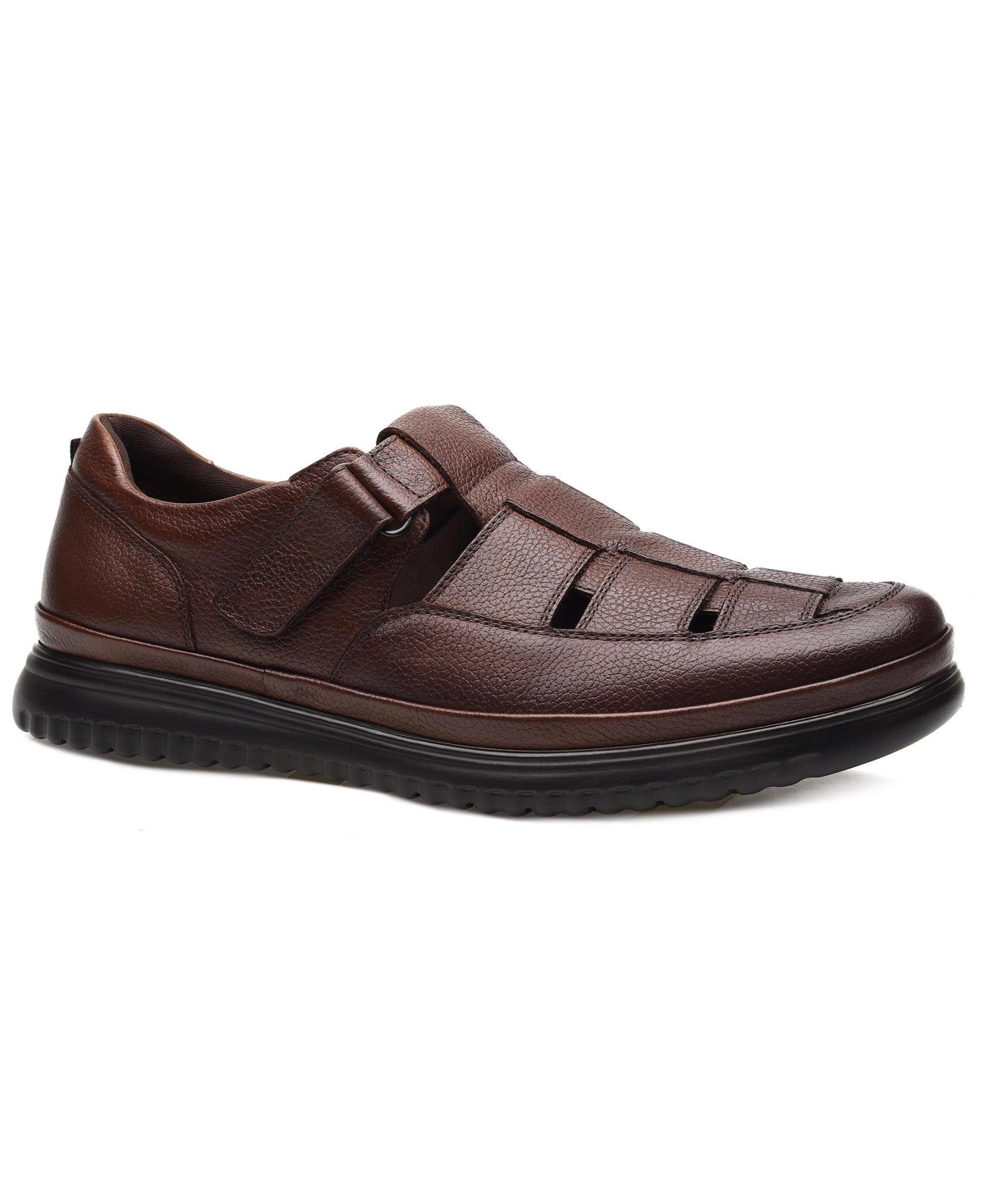 Click here for Pazstor Mens Premium Comfort Leather Closed Toe Ca... prices