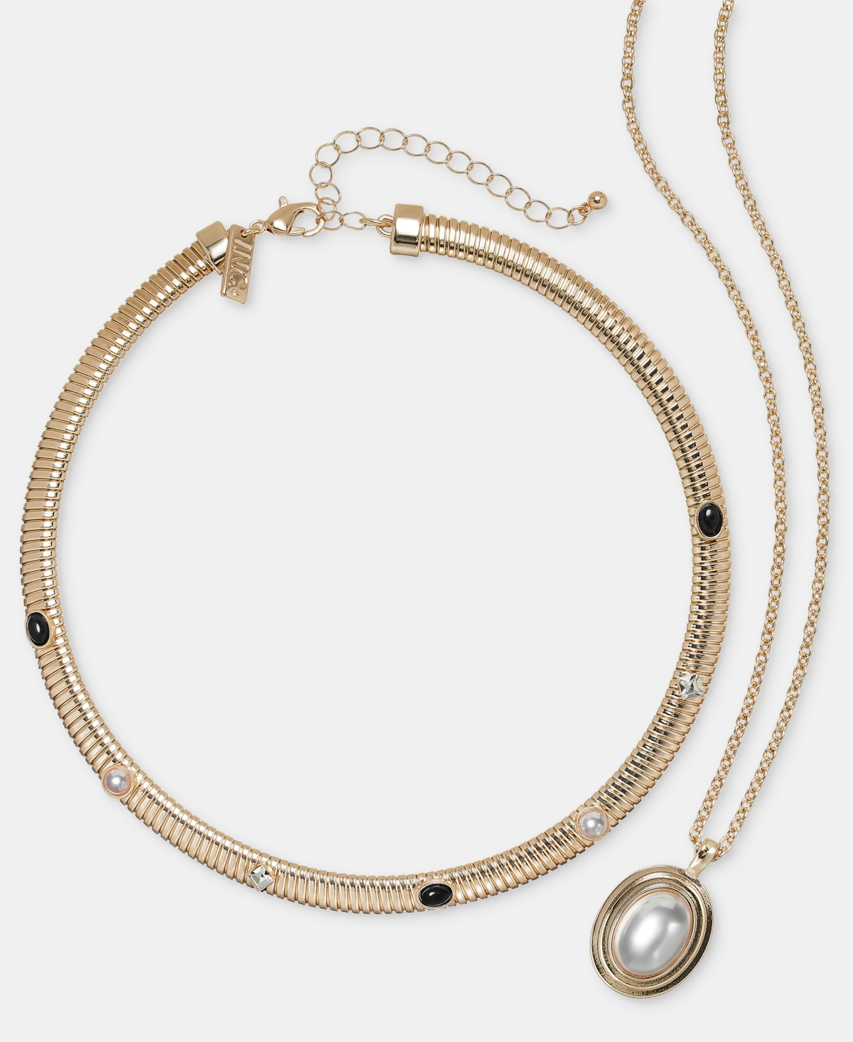 Click here for I.n.c. International Concepts Mixed Stone Collar &... prices