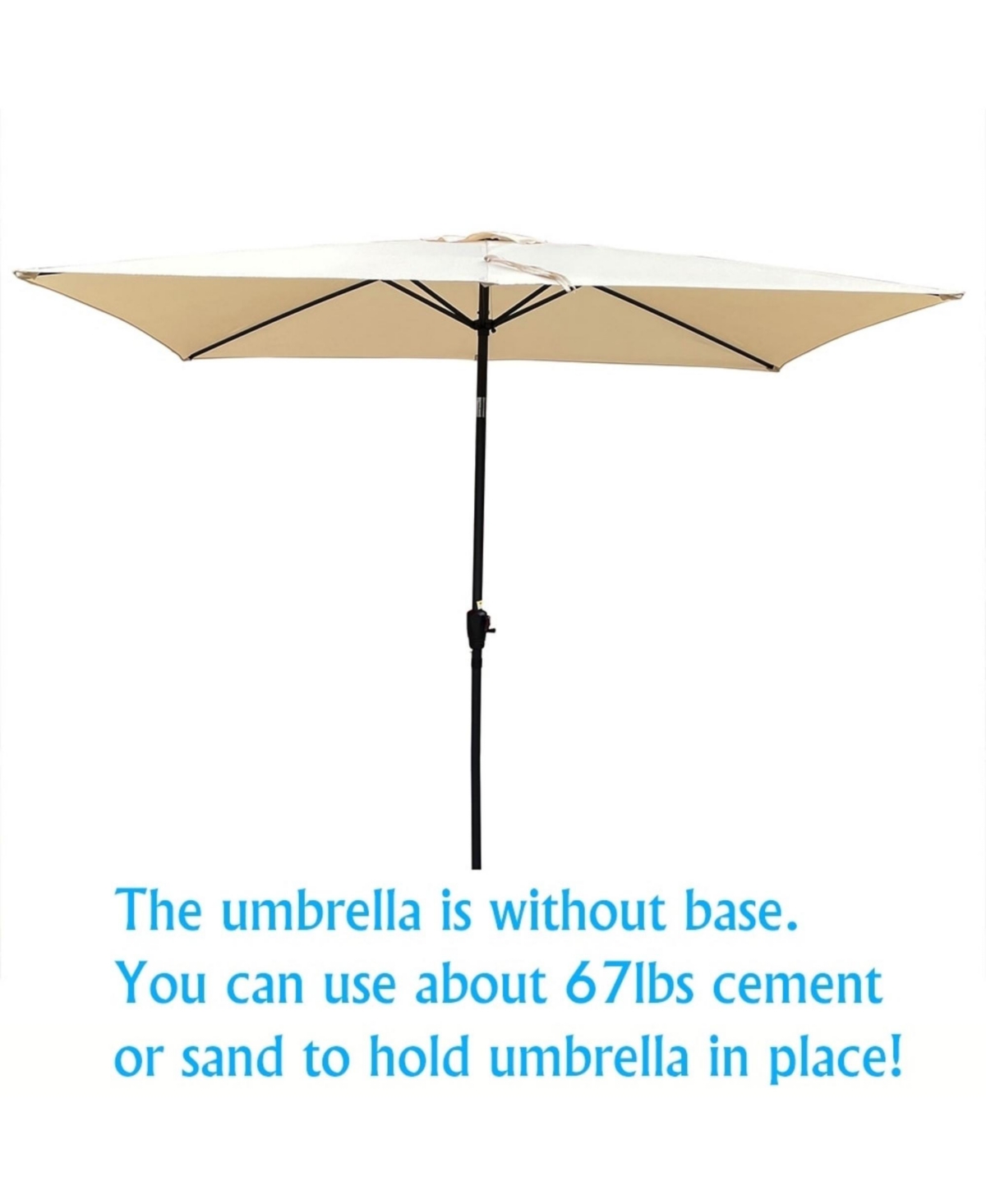 Click here for Yiortwo Patio Umbrella with Crank Lift and Push Bu... prices