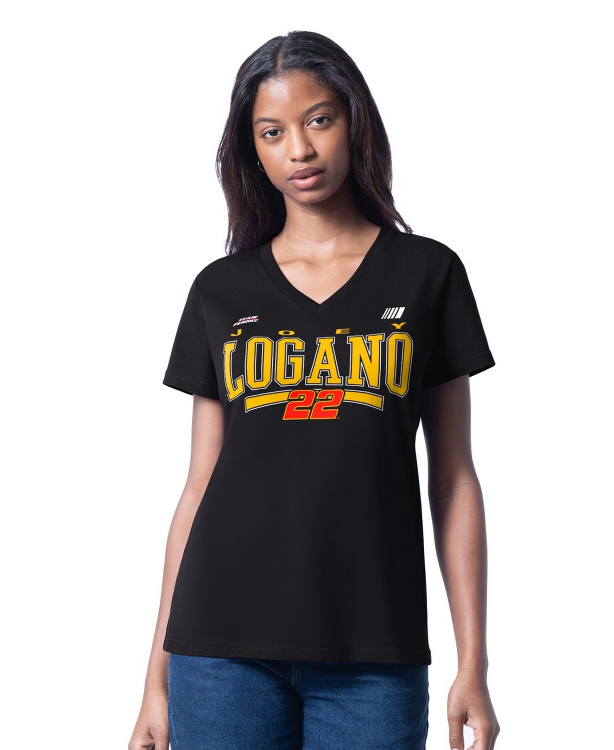 Click here for G-iii 4Her by Carl Banks Womens Black Joey Logano... prices