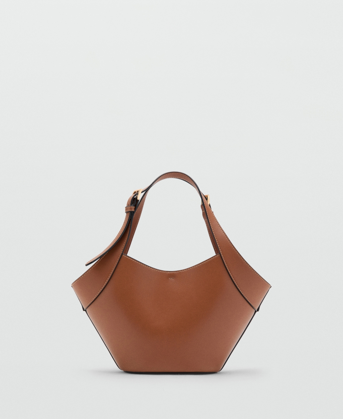Click here for Mango Womens Medium Faux-Leather Shoulder Bag - Le... prices