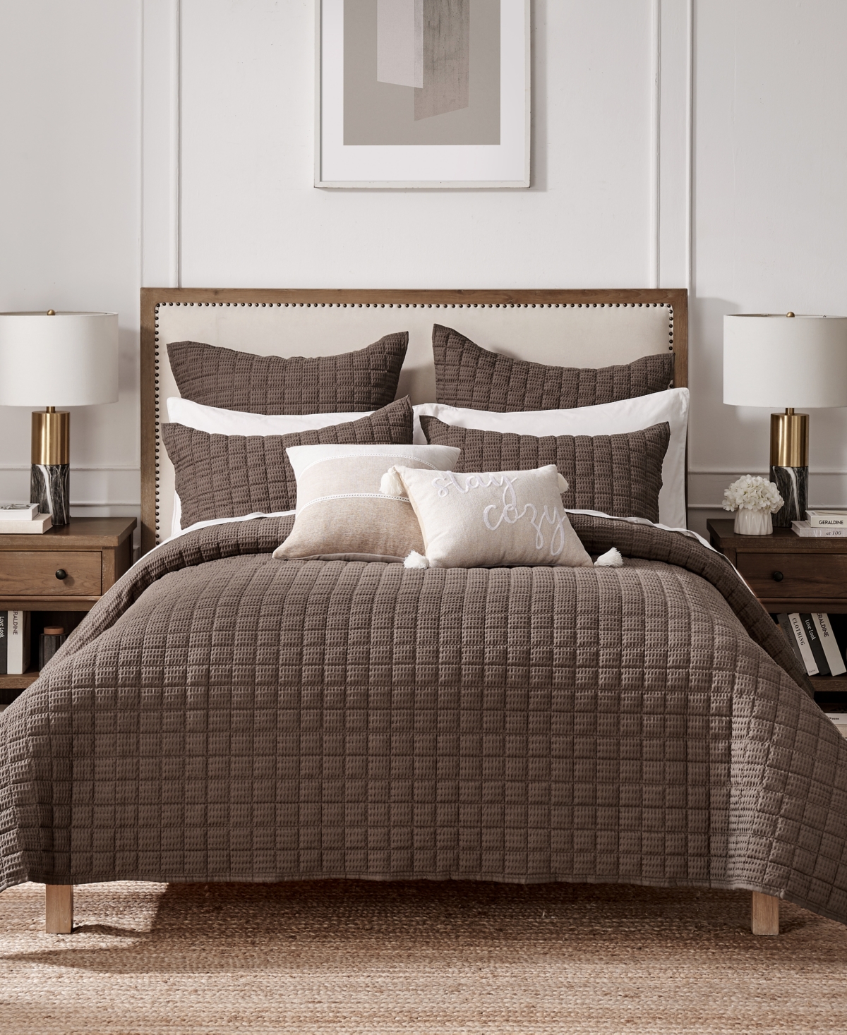 Click here for Levtex Cloud Waffle Textured 3-Pc. Quilt Set  King... prices