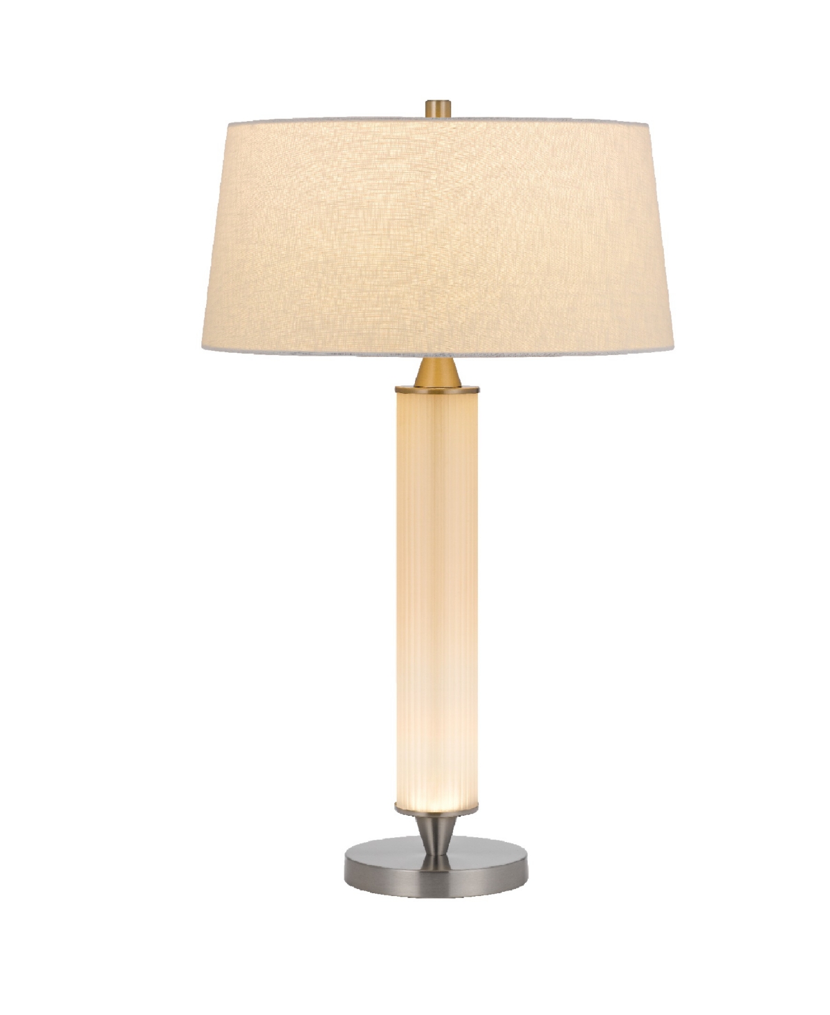 Click here for Cal Lighting 29.75 Glass Table Lamp - Fluted Frost... prices