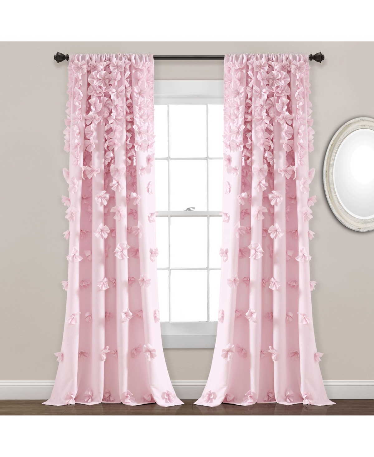 Click here for Lush Decor Riley Light Filtering Window Curtain Pa... prices