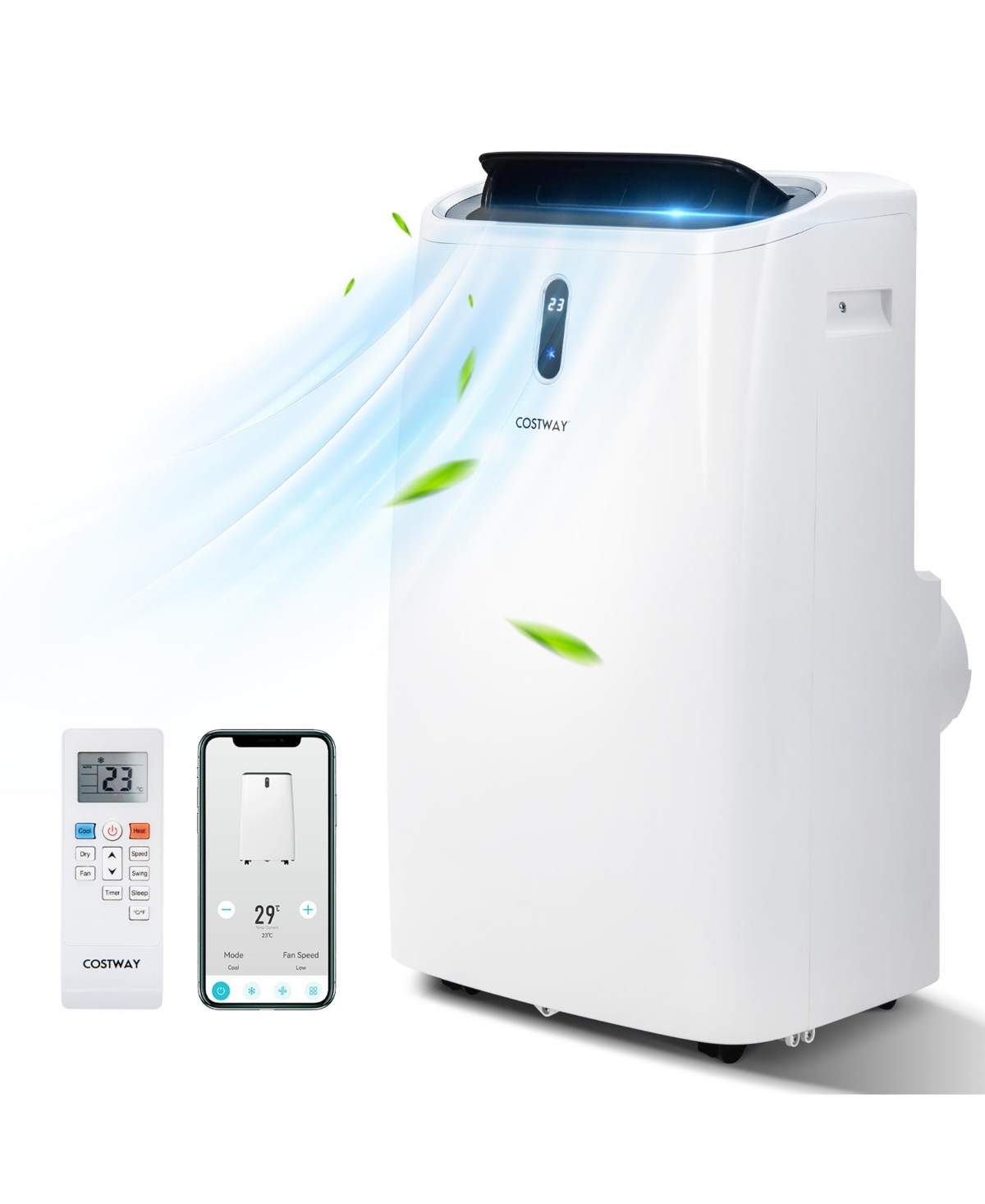Click here for Costway 8800 Btu (14000 Btu Ashrae) Portable Air C... prices