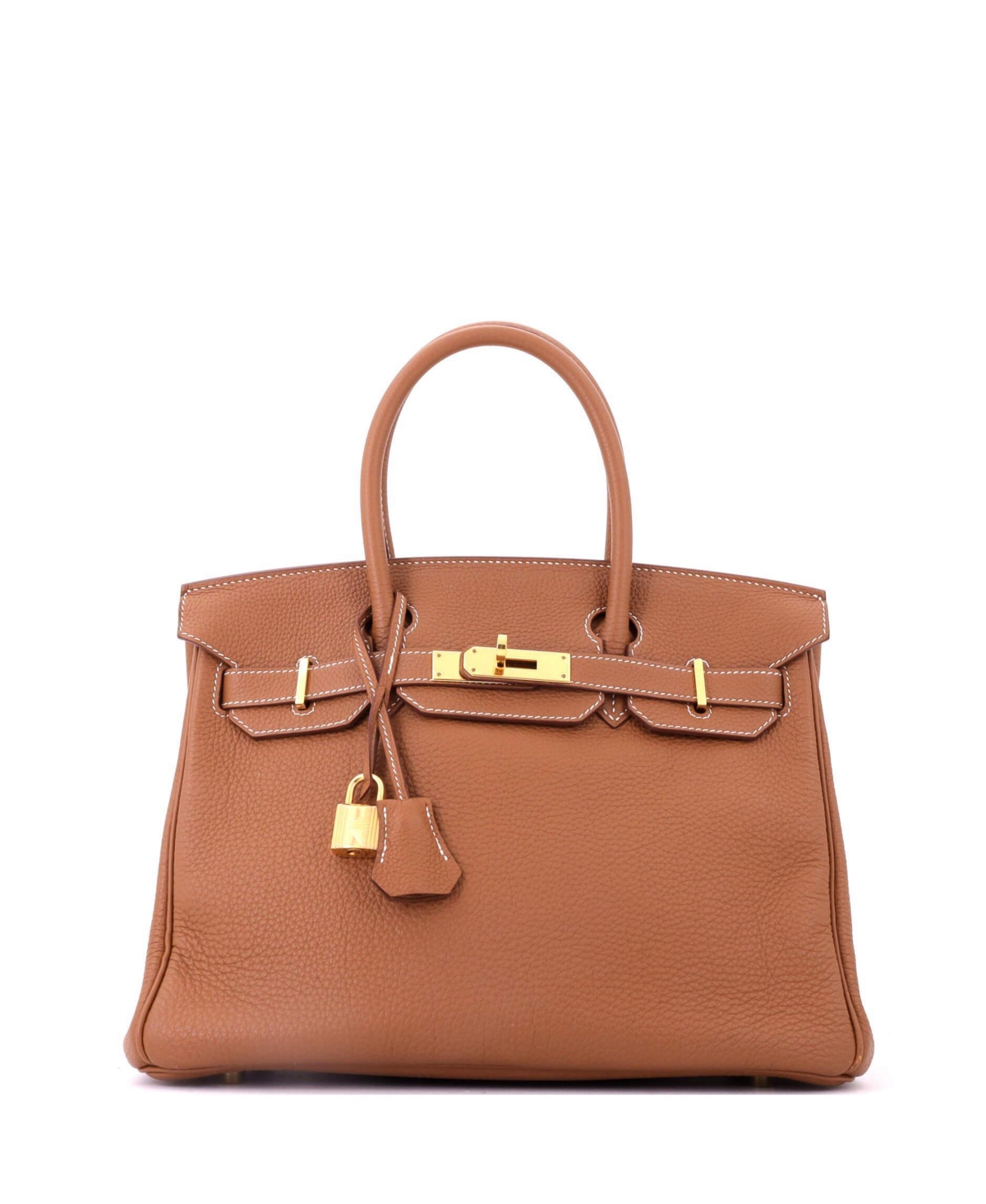 Click here for Pre-Owned HERMES Birkin 30 Handbag Brown Togo with... prices