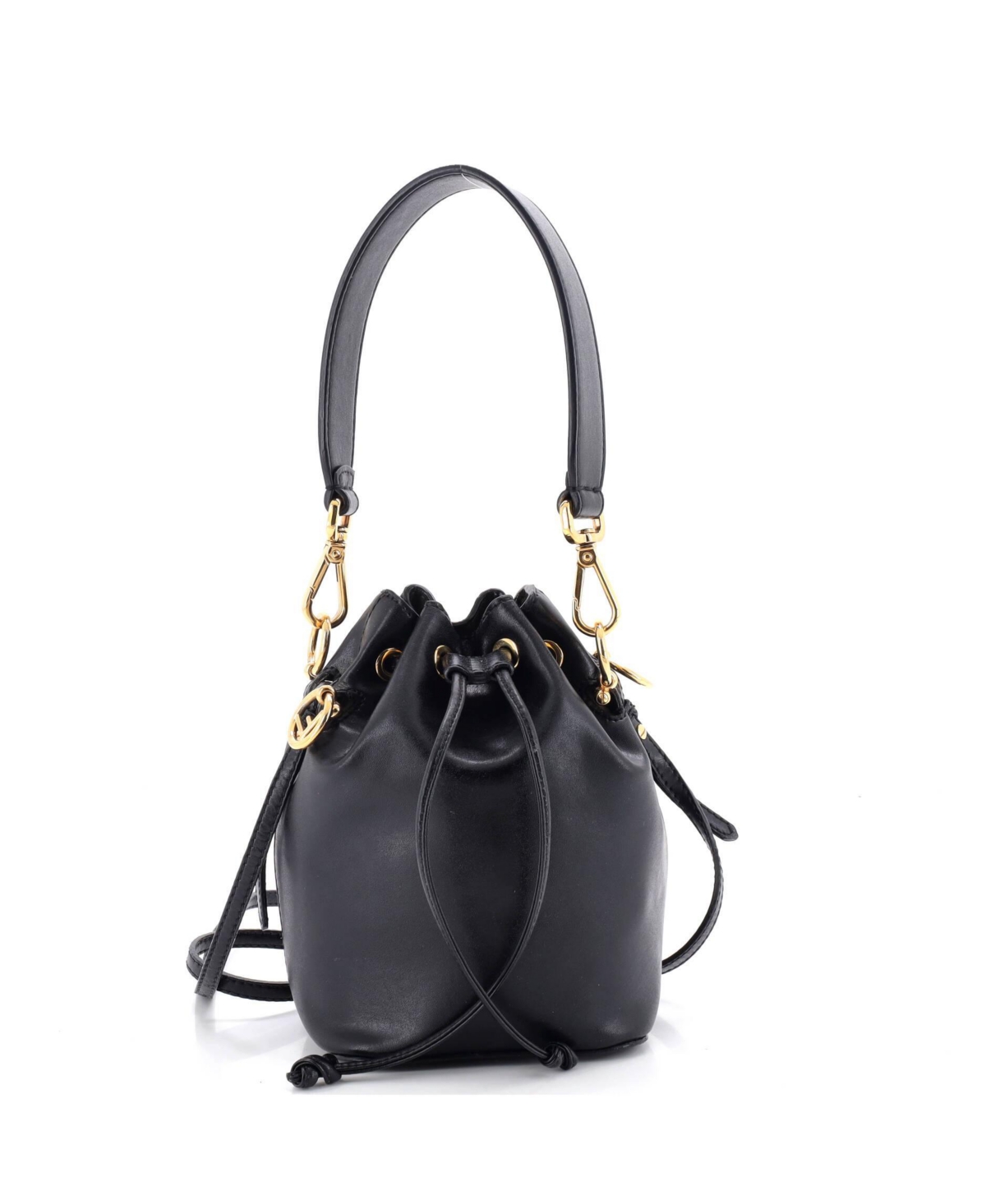Click here for Pre-Owned Fendi Mini Mon Tresor Bucket Bag Leather... prices